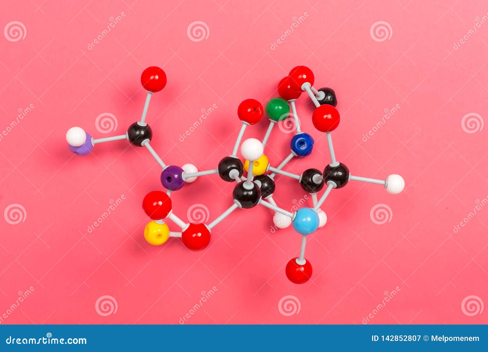 Molecule chemistry model stock image. Image of molecular - 142852807