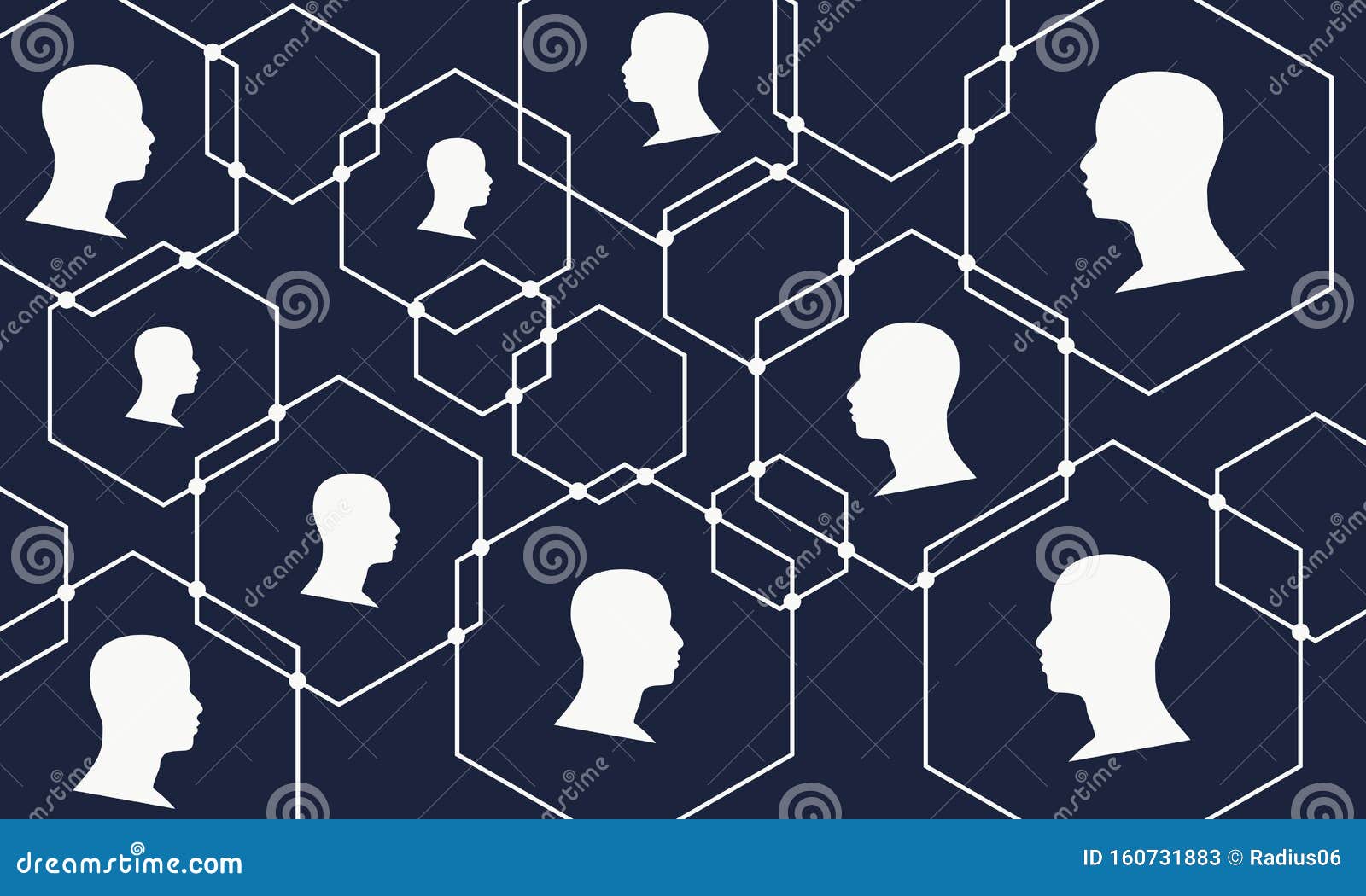 Molecule and Communication Background. Stock Vector - Illustration of ...