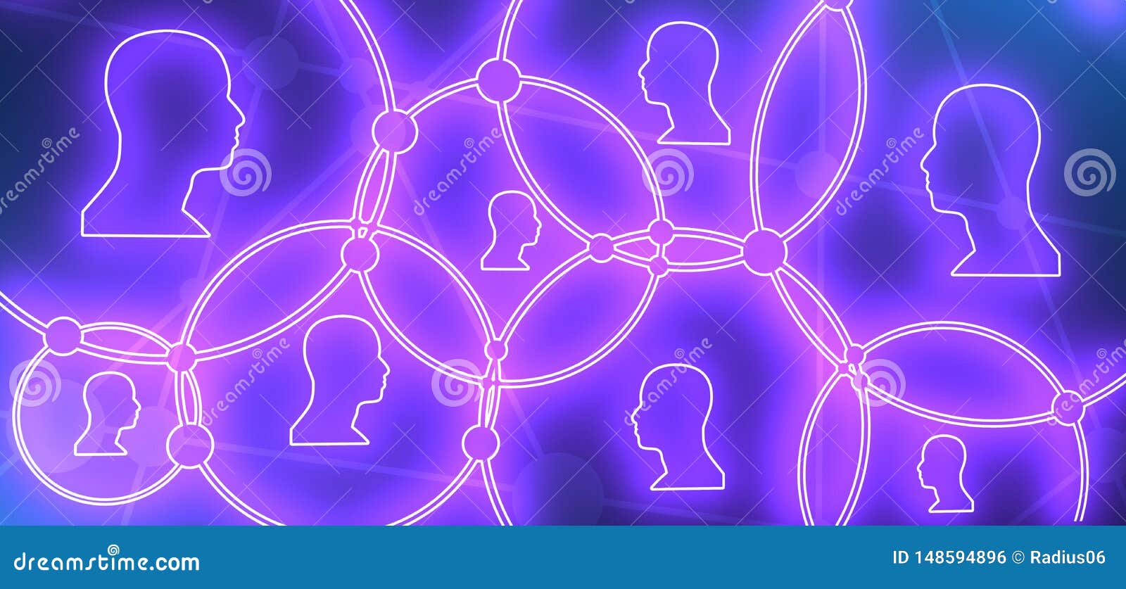 Molecule and Communication Background. Stock Illustration ...