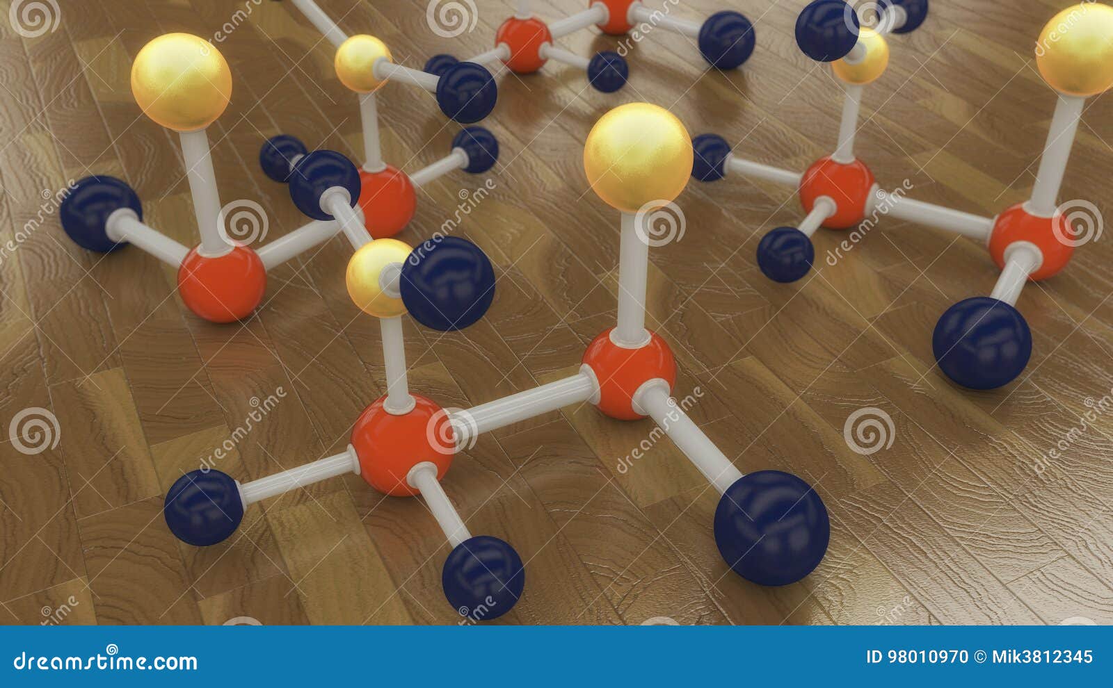 Molecule design stock illustration. Illustration of design - 98010970