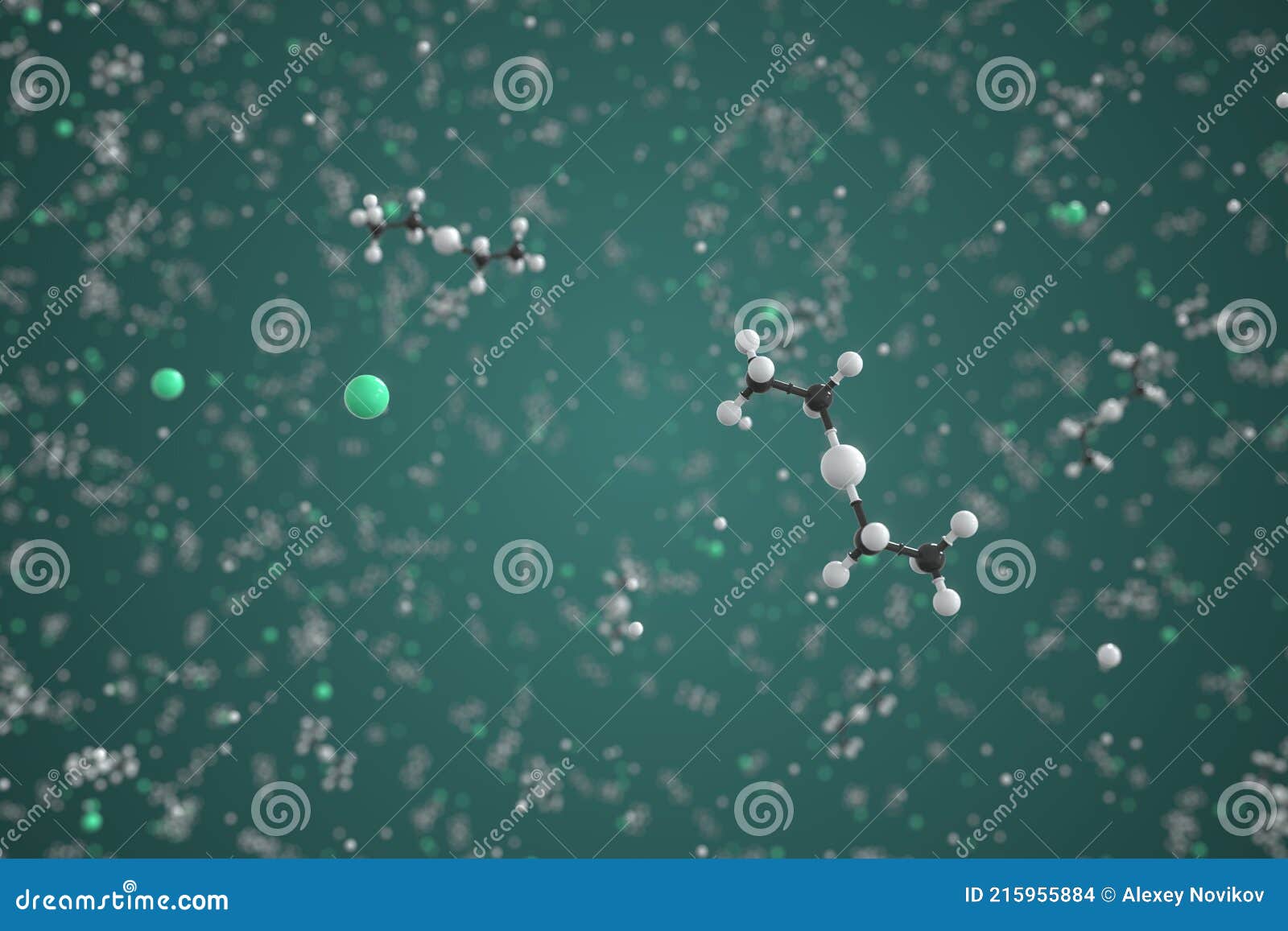 Aluminium Chloride Molecule, Structural Chemical Formula, Ball-and ...