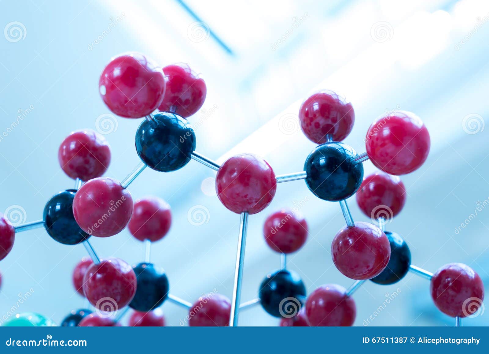 Molecule, DNA in Laboratory Lab Test, Chemistry Stock Image - Image of ...