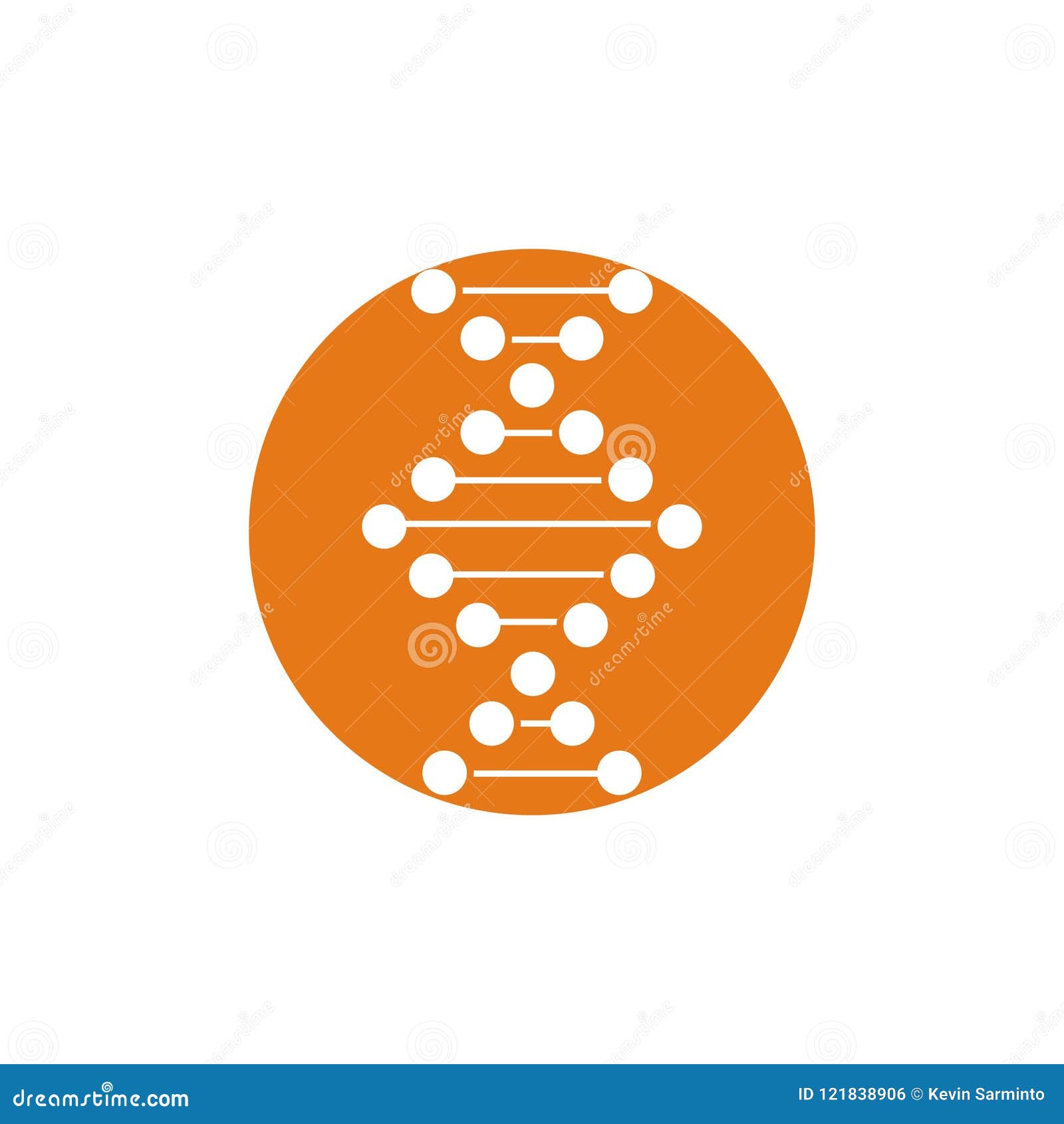 Molecule DNA logo stock illustration. Illustration of atom - 121838906