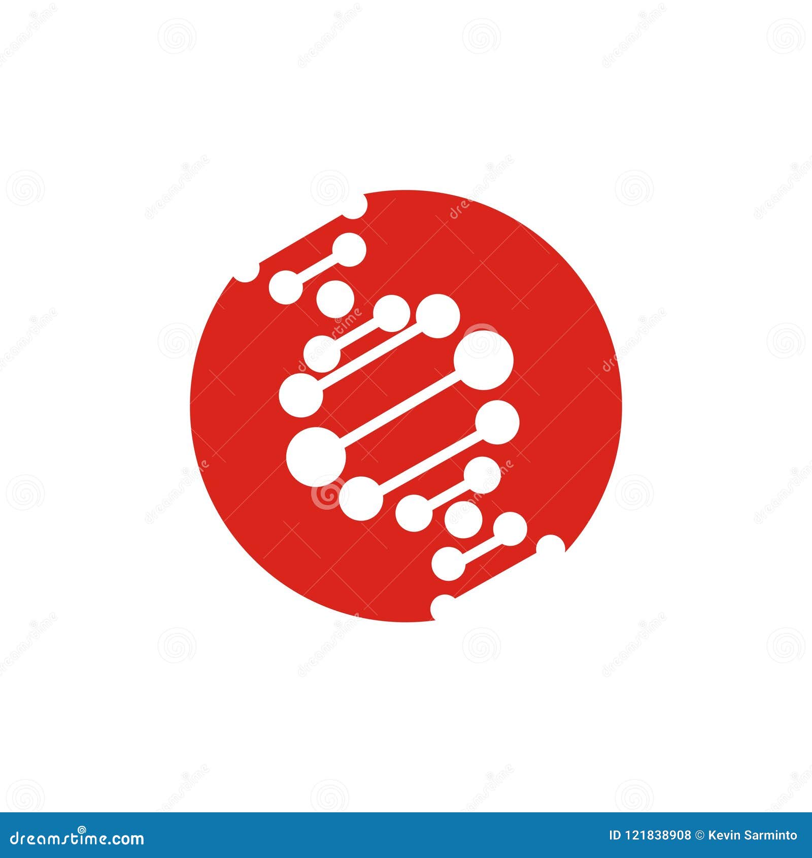 Molecule DNA logo stock illustration. Illustration of icon - 121838908