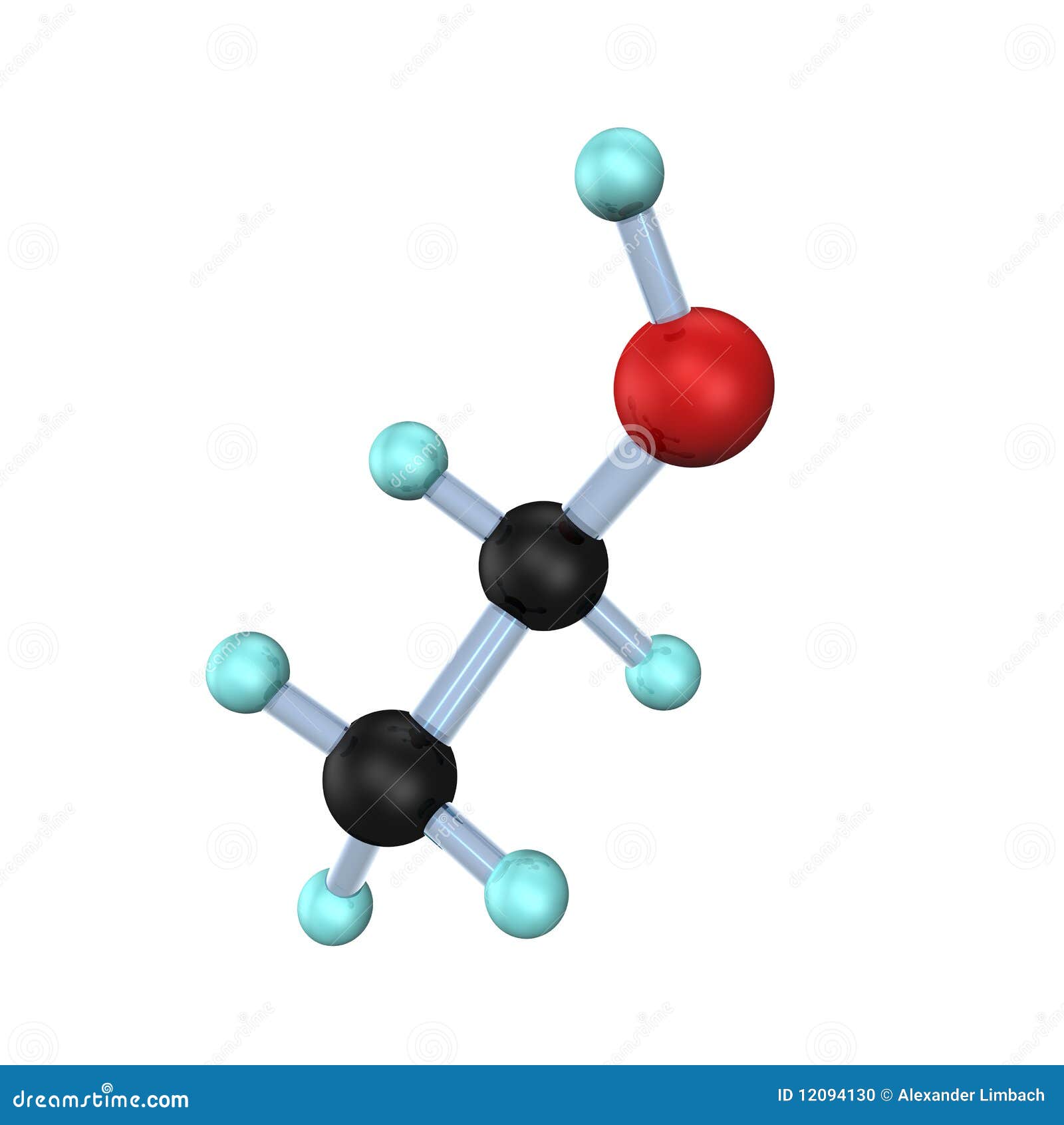 Molecule Ethanol stock illustration. Illustration of science - 12094130