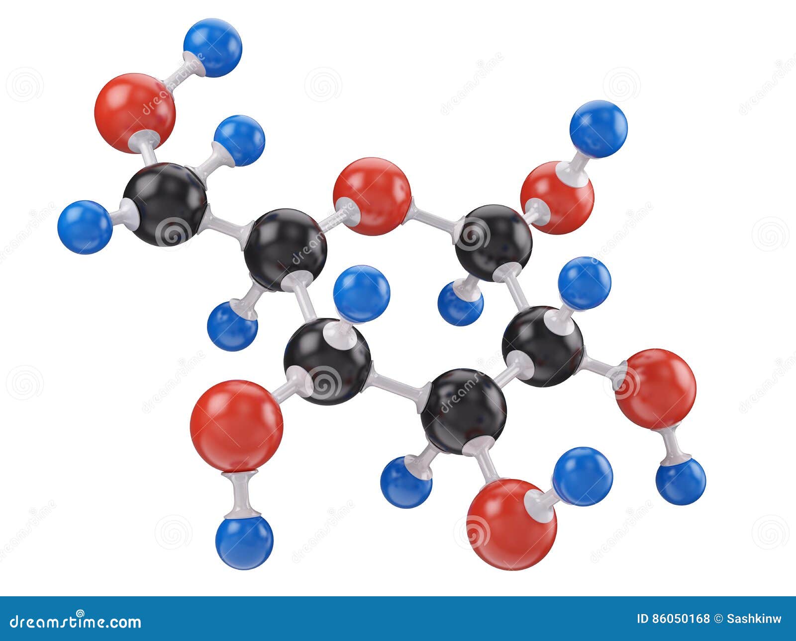 Glucose (α-D-Glucopyranose) Structural Formula Stock Photography ...