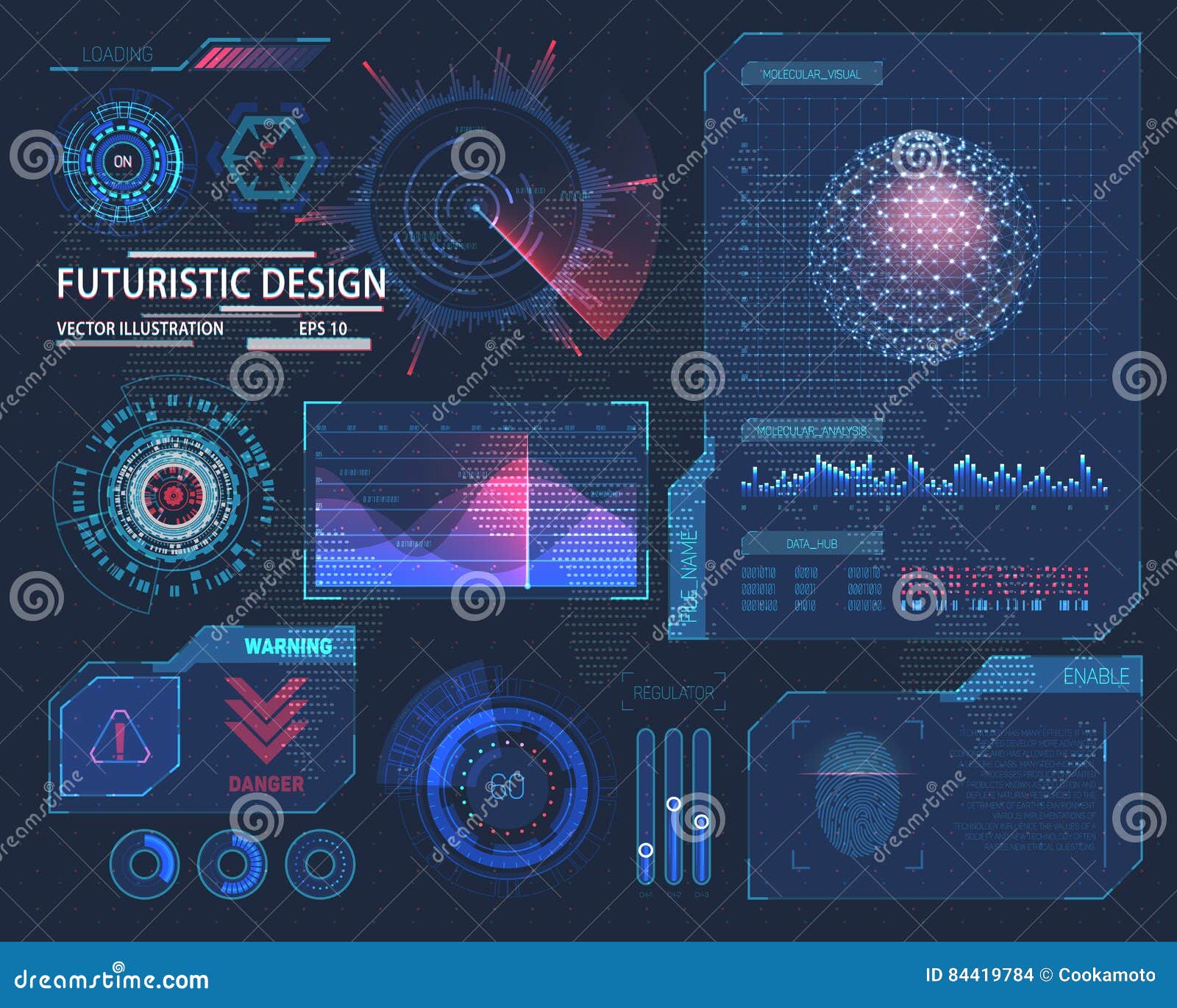 Fingerprint Or Dactylogram. The Evidence In The Detective Investigation ...