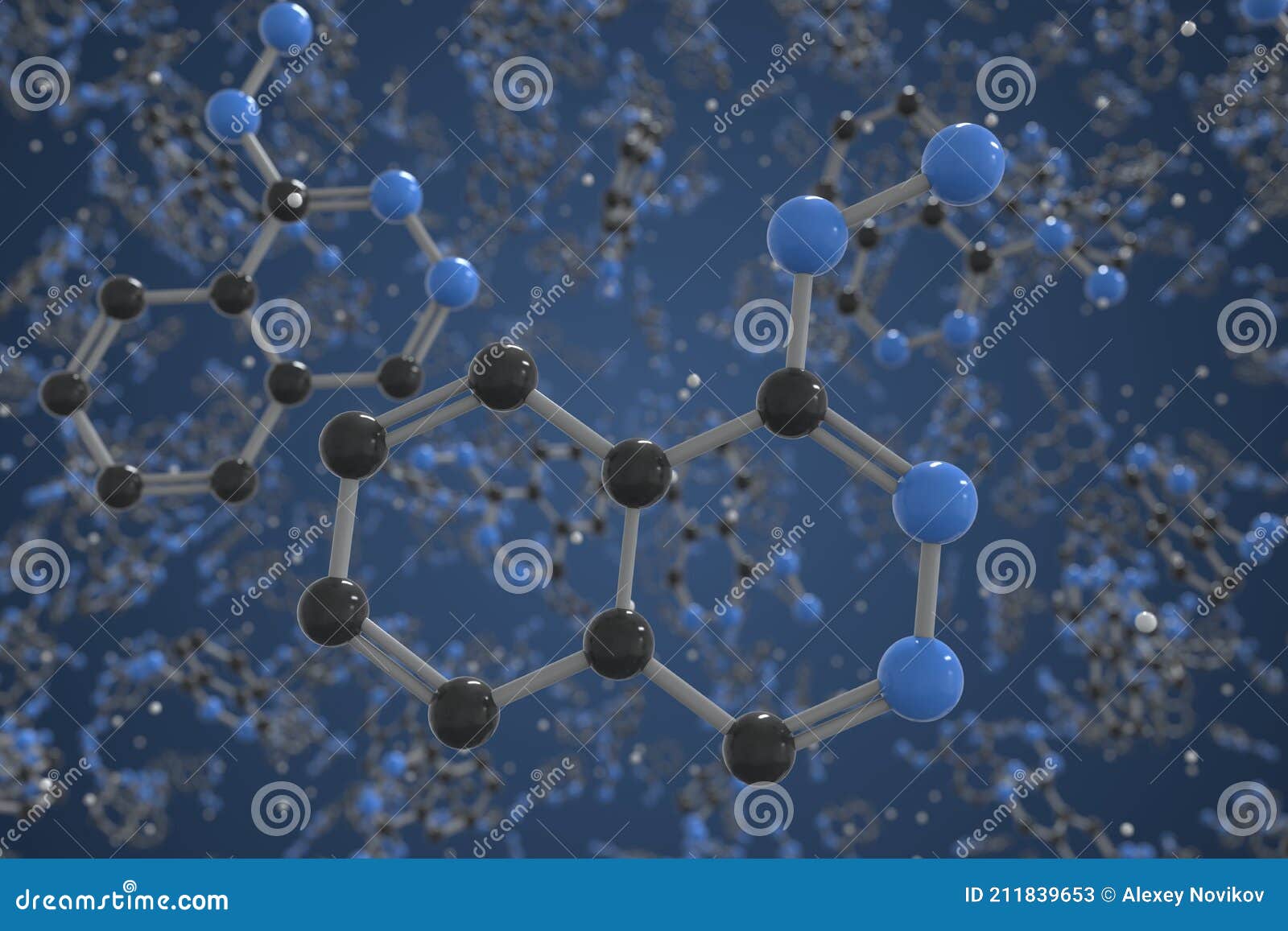 Hydralazine Molecular Structure, 3d Model Molecule, Apresoline ...