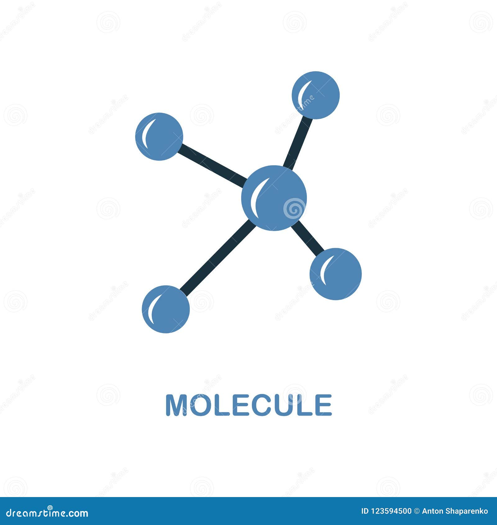 Molecule Icon. Simple Element Illustration. Molecule Pixel Perfect Icon ...