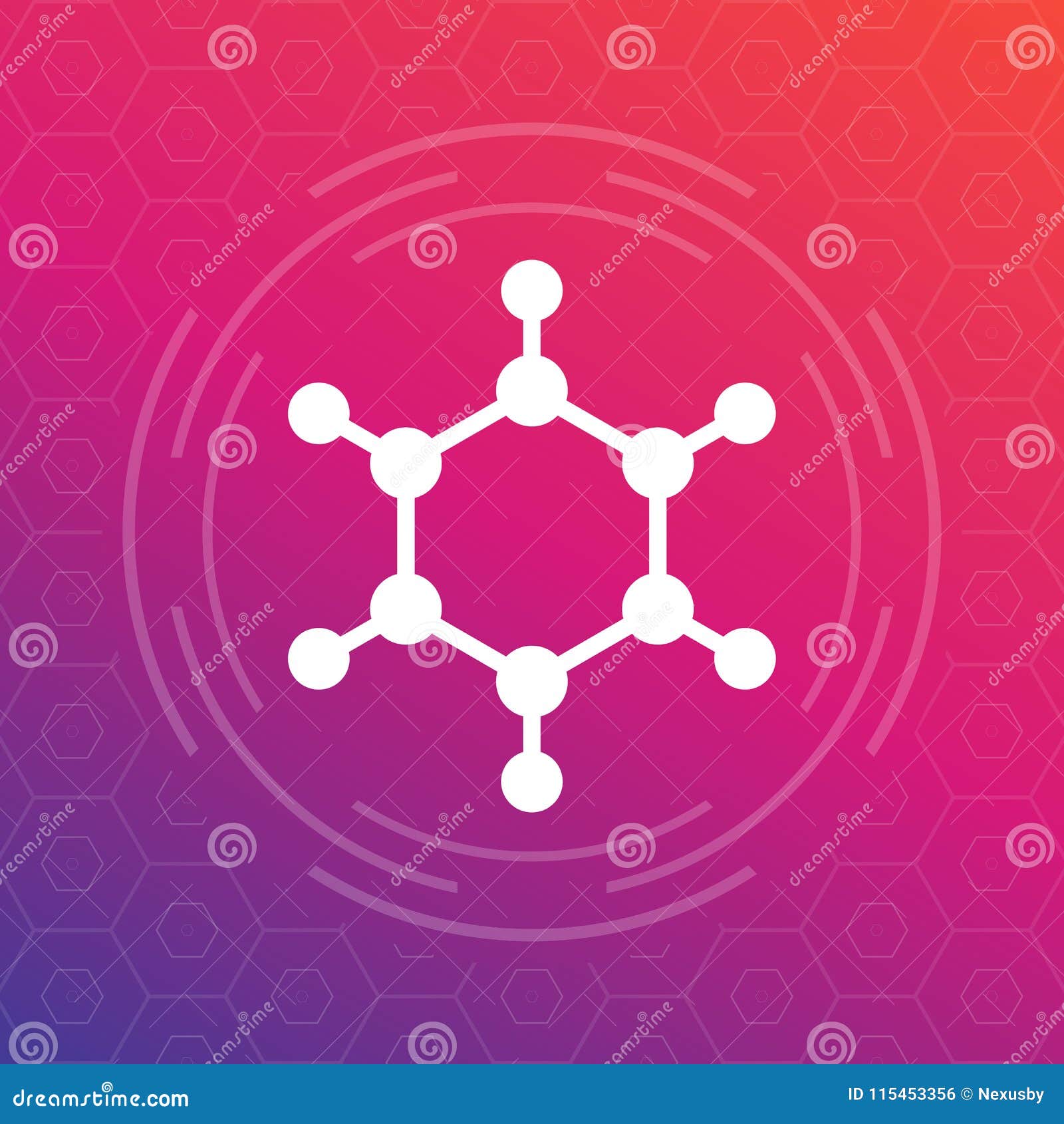 Molecule Icon, Vector Logo Element Stock Vector - Illustration of ...