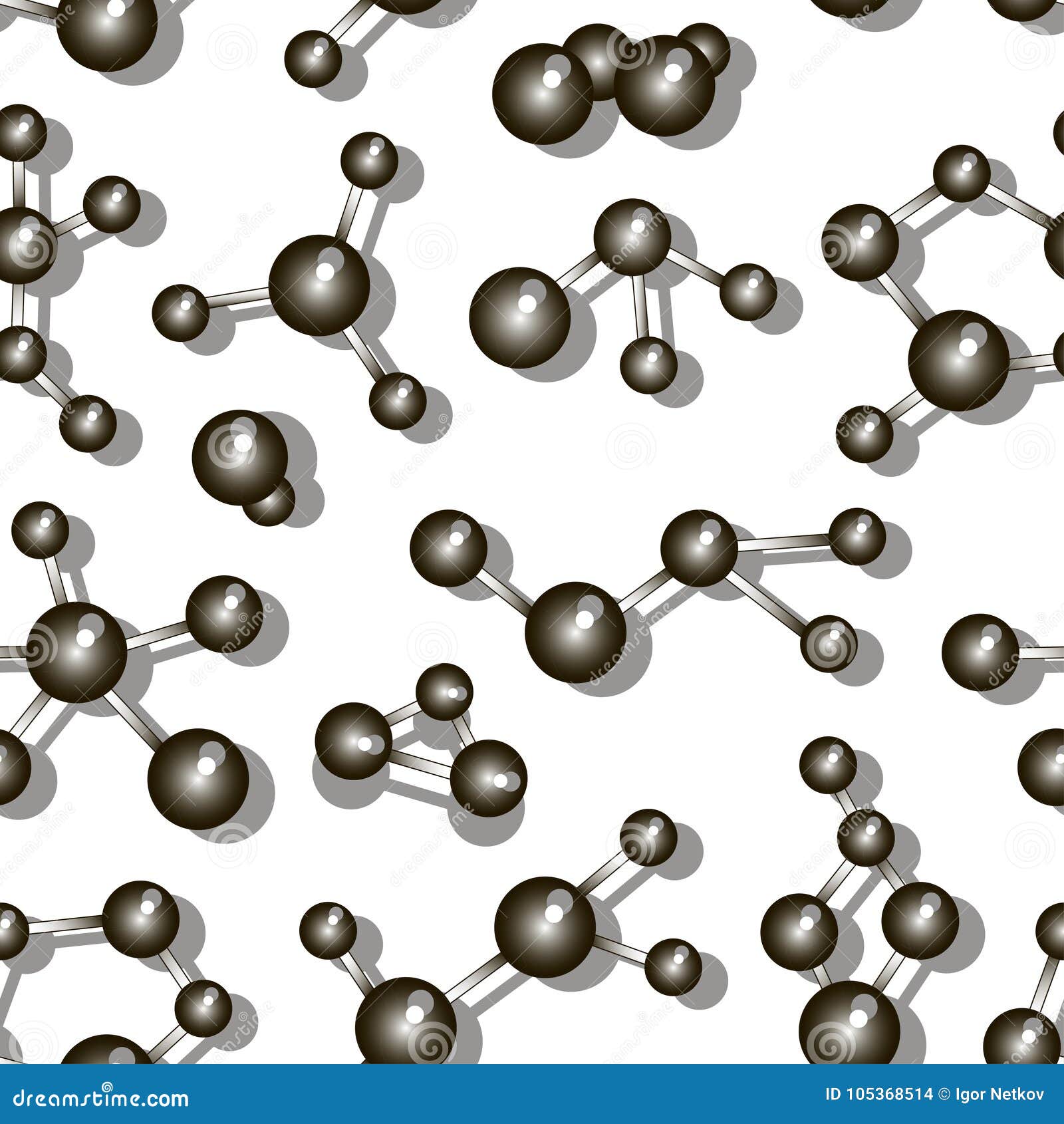 Molecule icons set pattern stock vector. Illustration of icon - 105368514