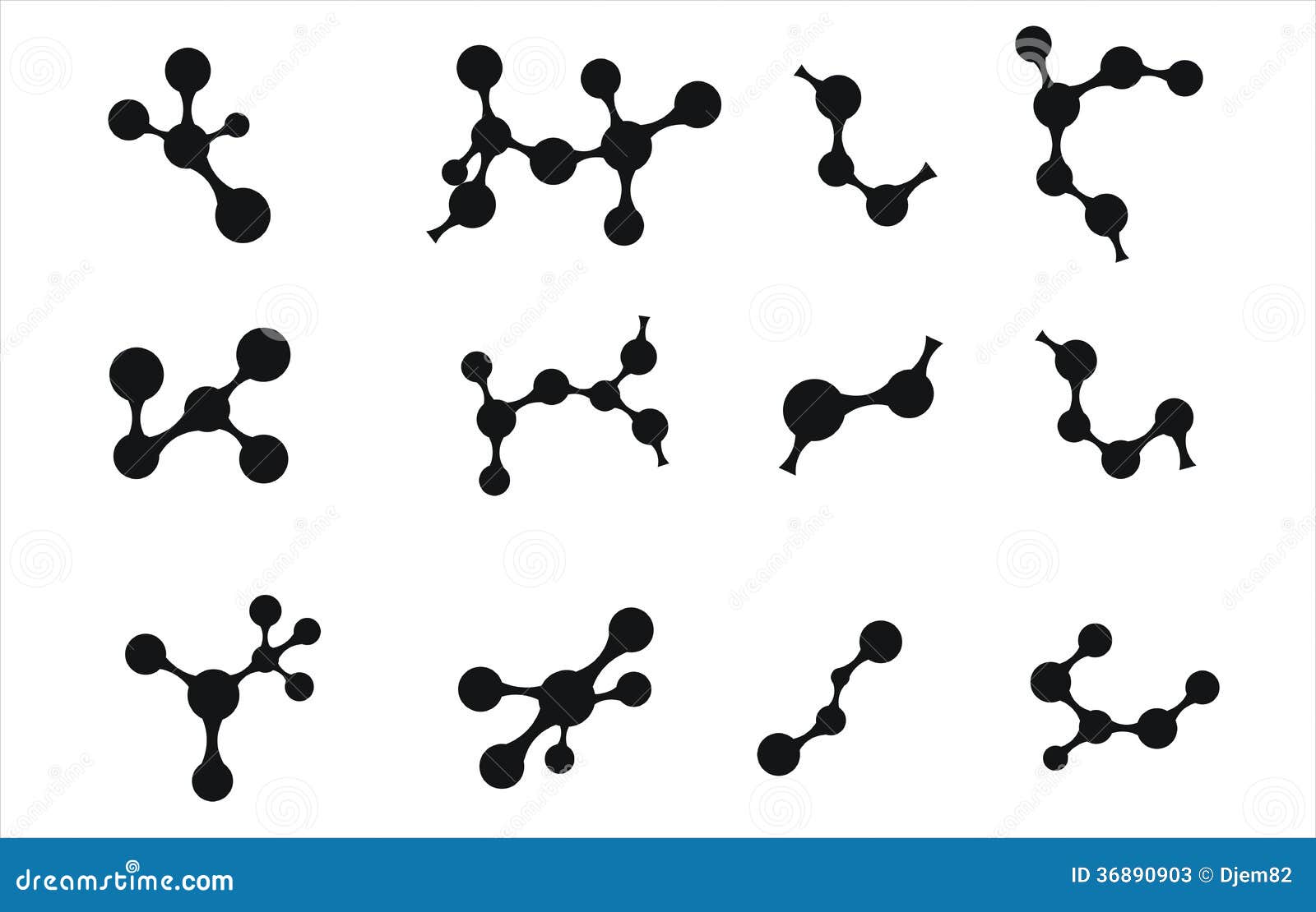 Molecule icons stock vector. Illustration of molecular - 36890903