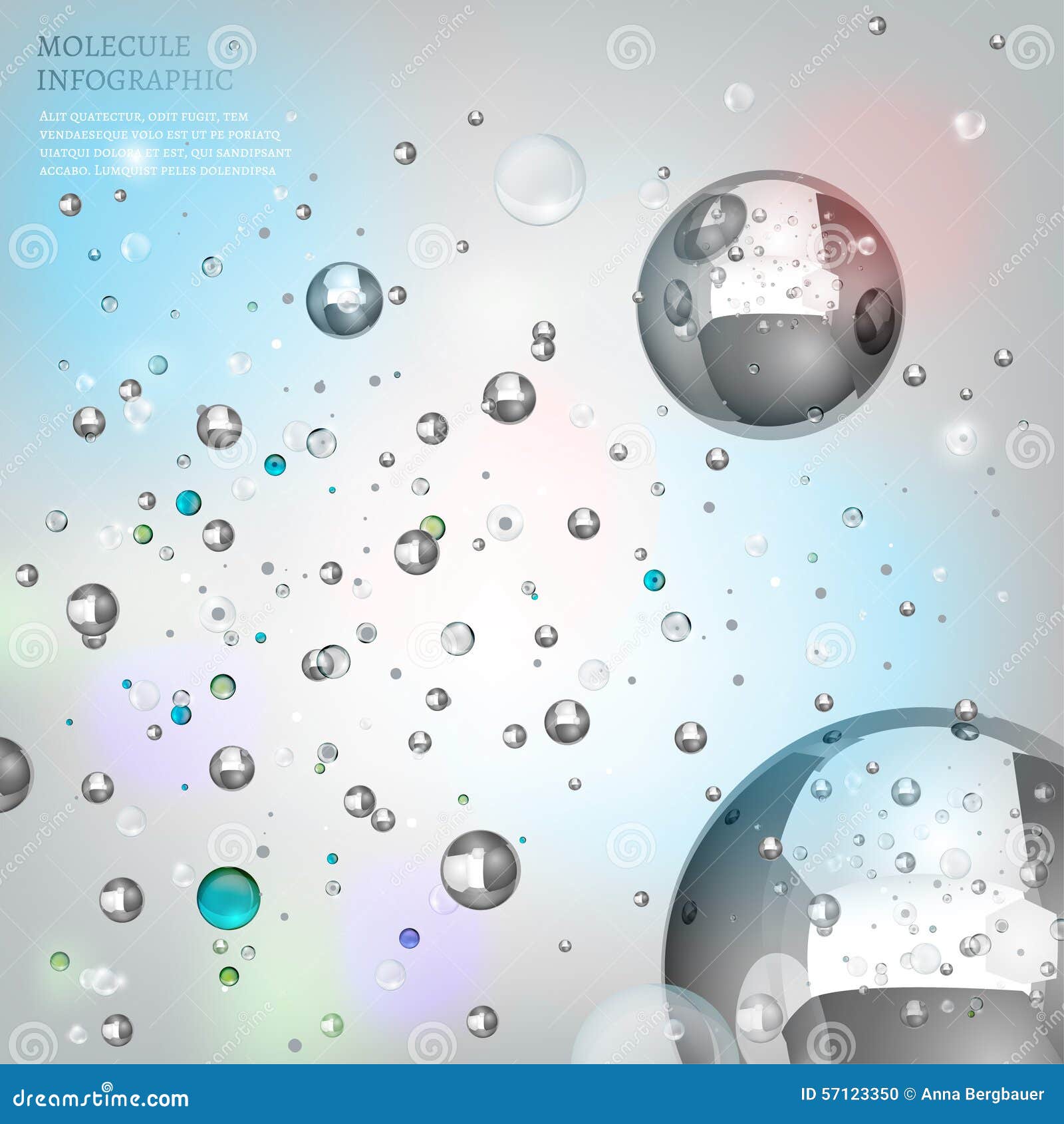 Molecule infographic stock vector. Illustration of global - 57123350