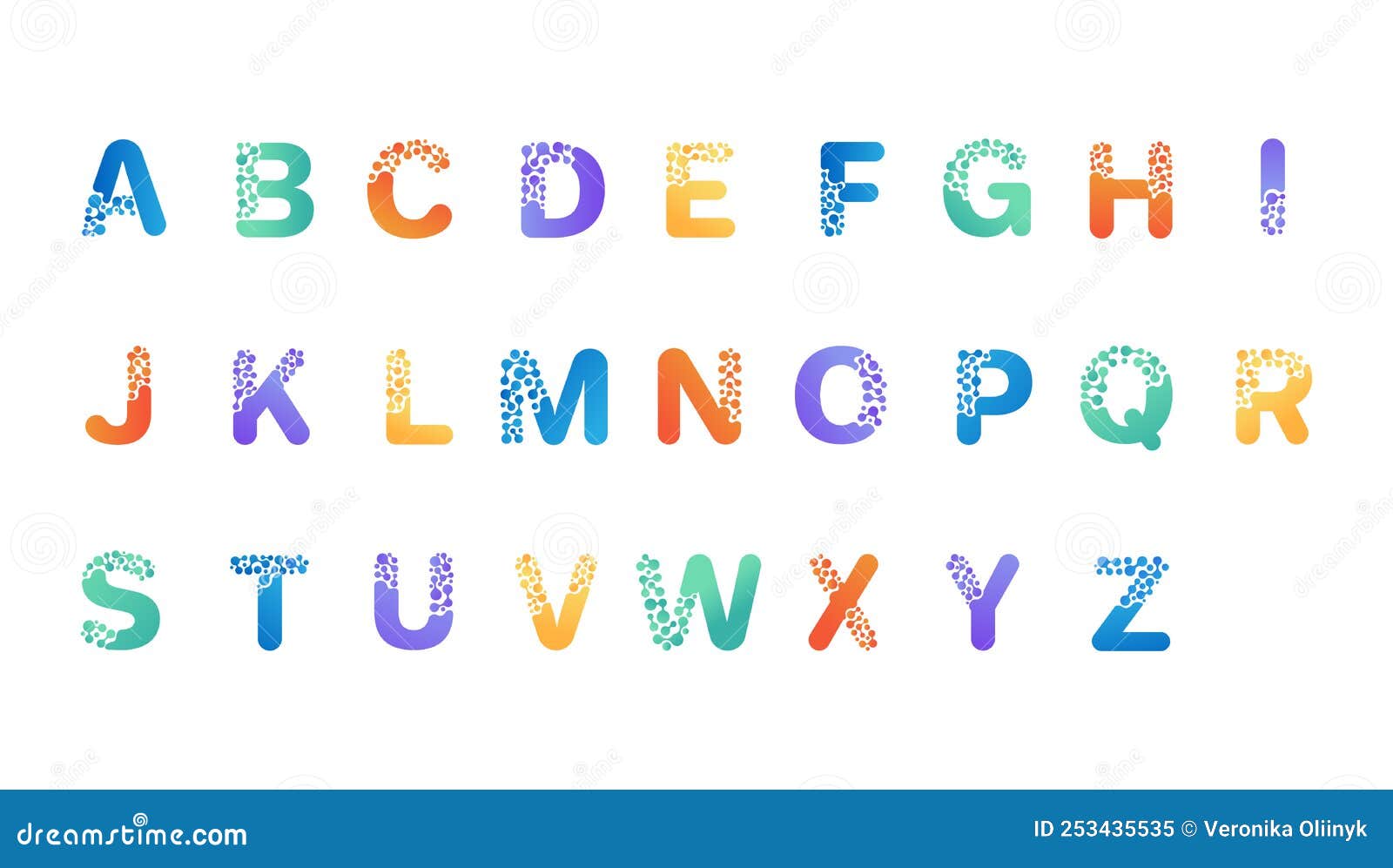 Molecule Letter. Nano Technology Font, Science or Medical Alphabet with ...