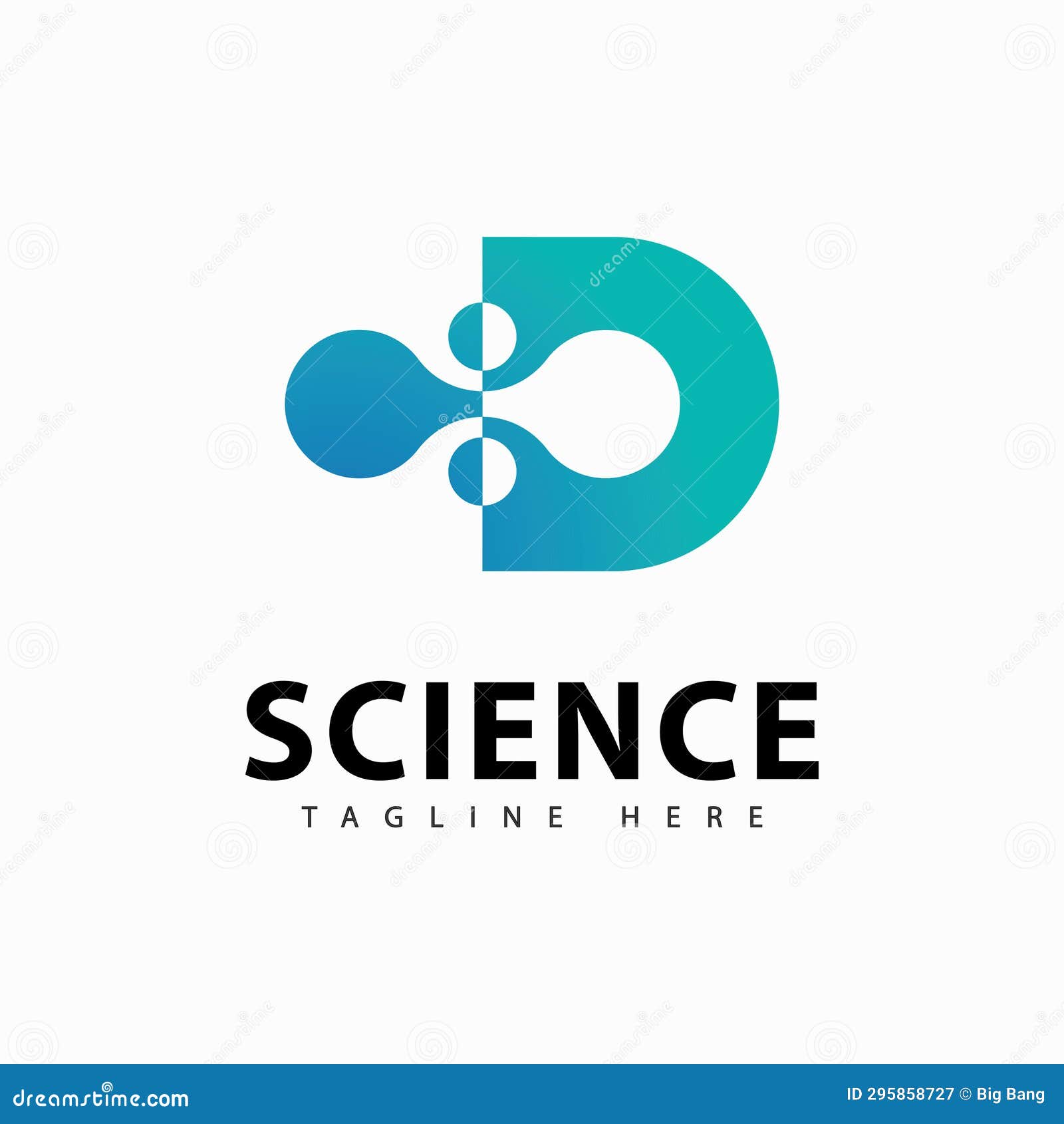 Molecule Logo Icon Template for Science Brand Identity Stock Vector ...