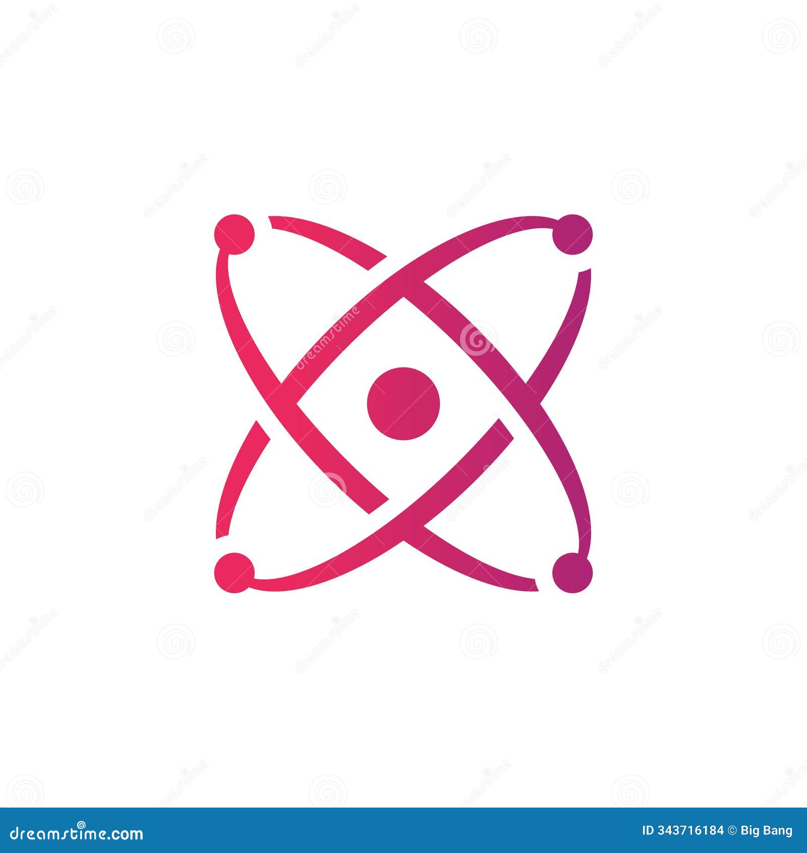 Molecule Logo Icon Template for Science Brand Identity Stock Vector ...