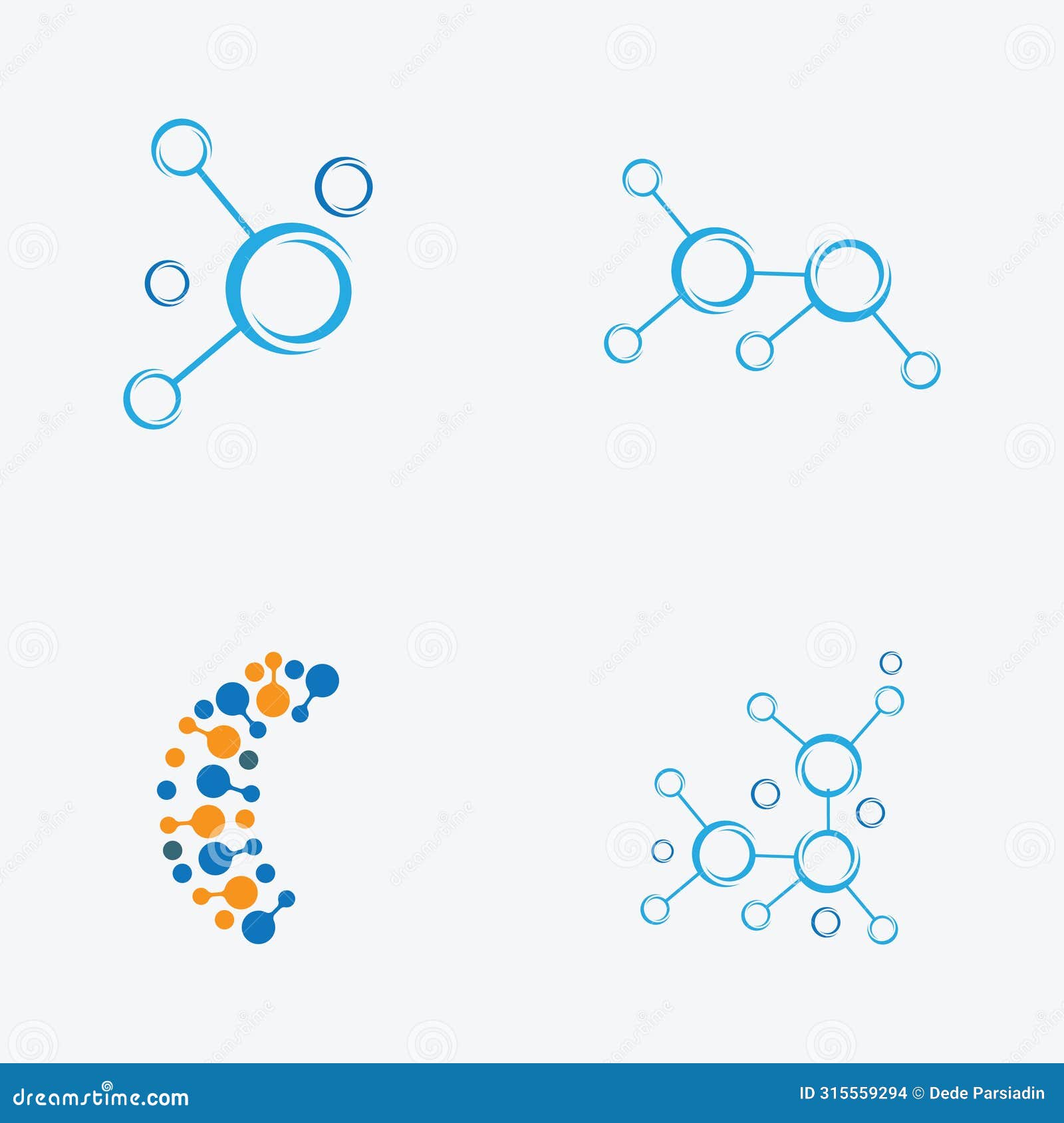 Molecule Logo Icon Vector Template Stock Vector - Illustration of ...