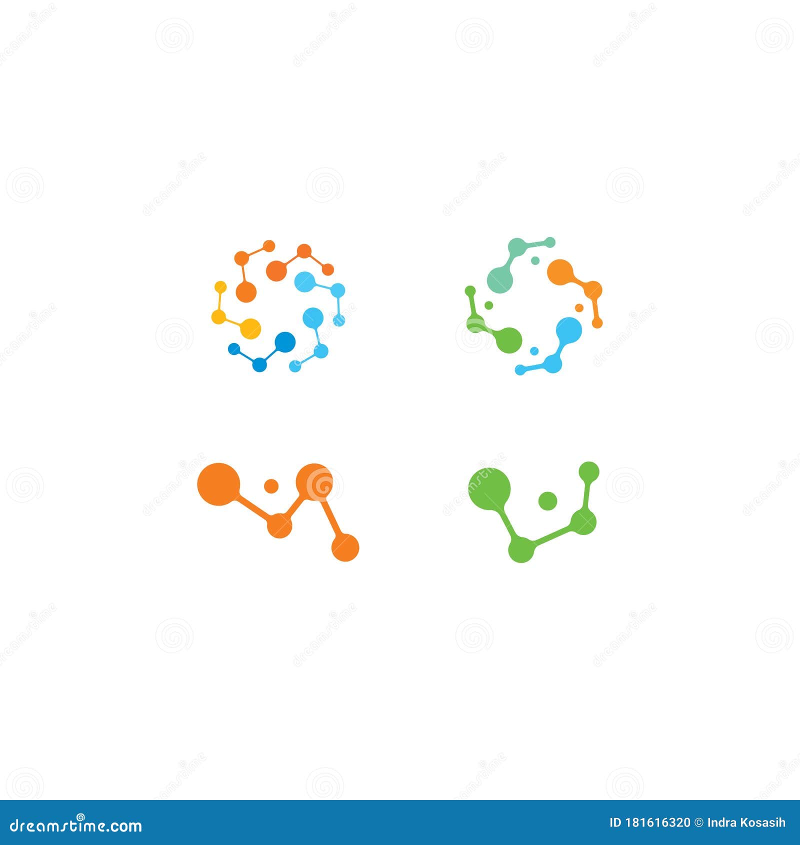 Molecule Logo Vector Icon Design Stock Vector - Illustration of ...