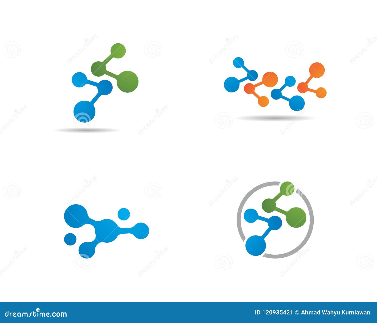Molecule logo vector stock vector. Illustration of biotechnology ...