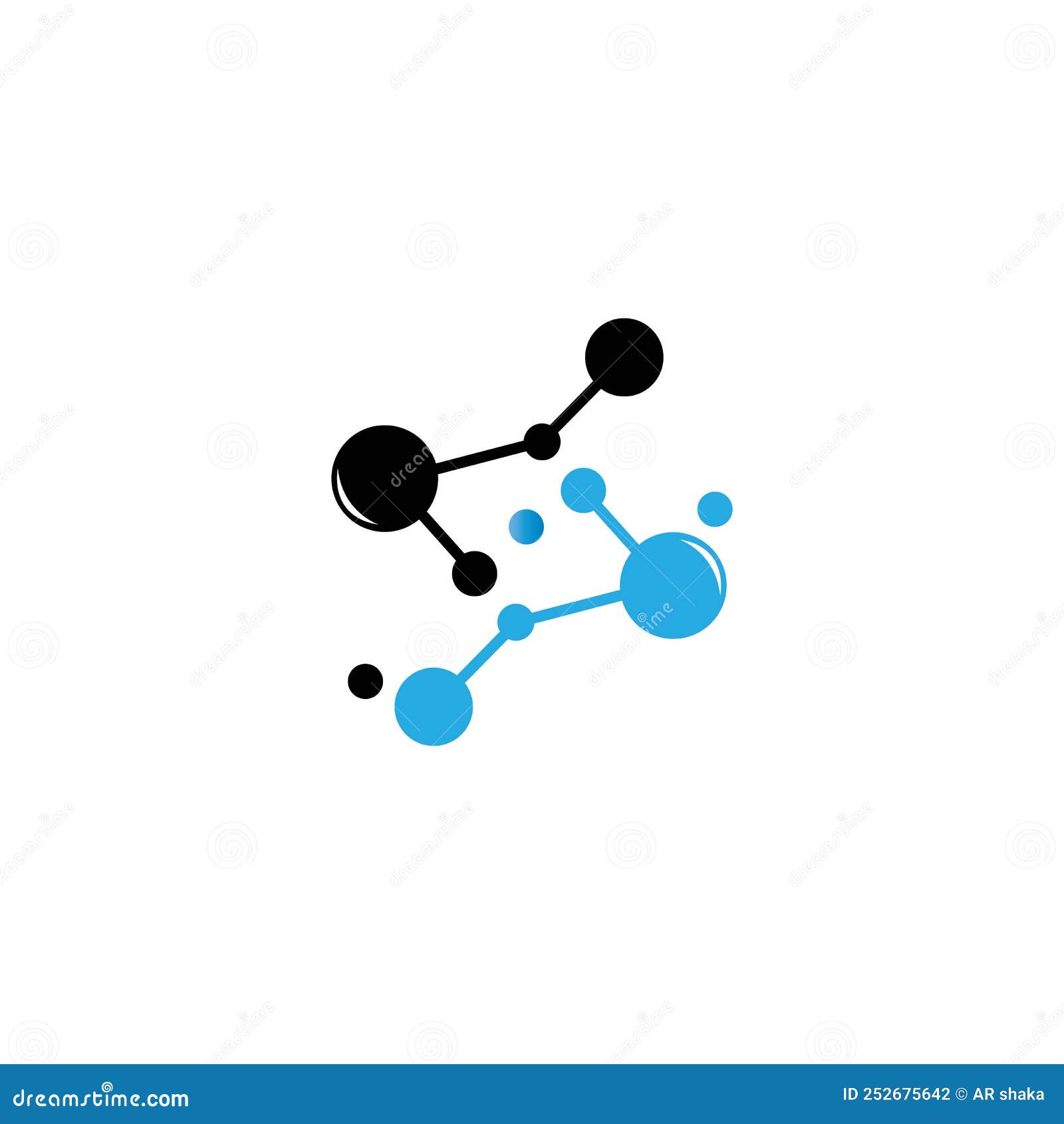 Molecule Logo Vector Illustration Design Stock Vector - Illustration of ...