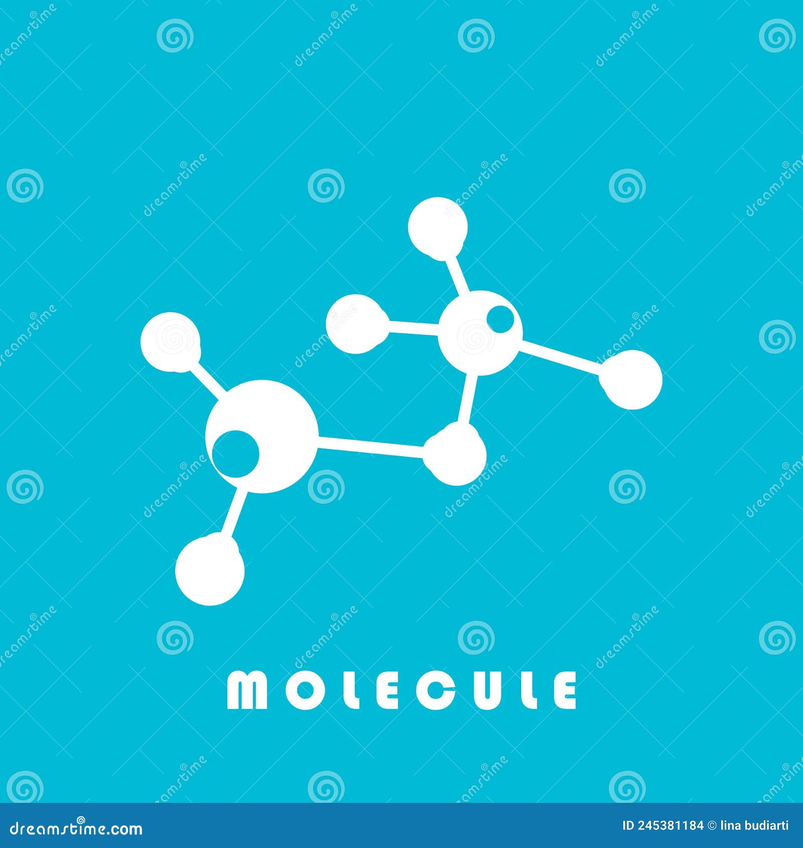 Molecule logo stock vector. Illustration of atom, molecule - 245381184