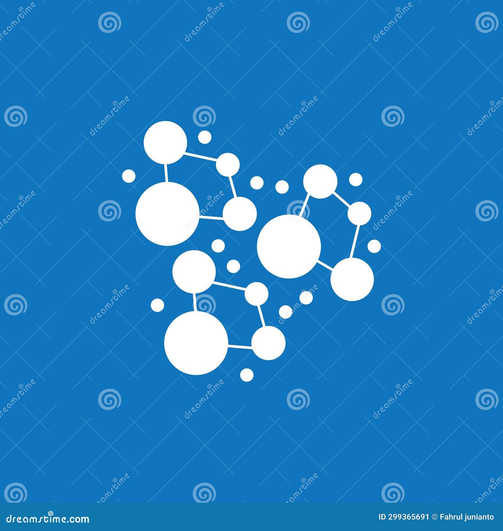 Molecule Logo Vector Template Illustration Stock Illustration ...