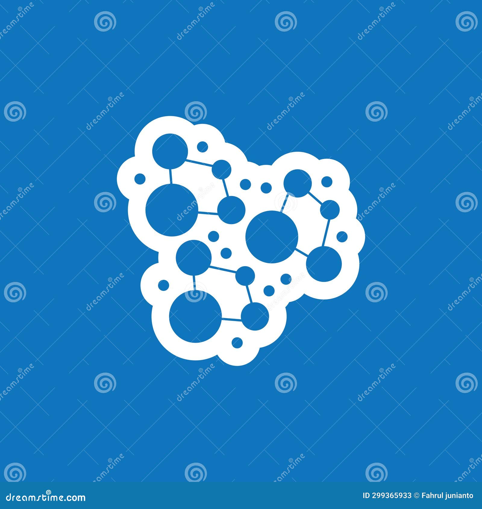 Molecule Logo Vector Template Illustration Stock Illustration ...