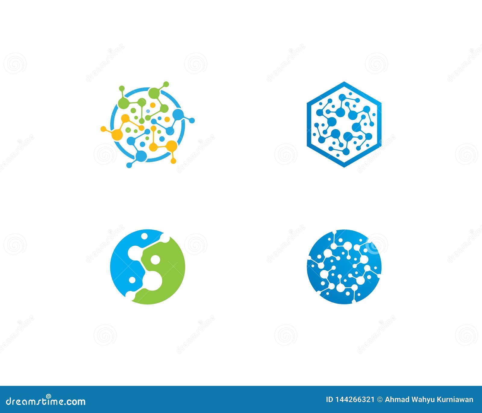 Molecule logo vector stock vector. Illustration of logo - 144266321