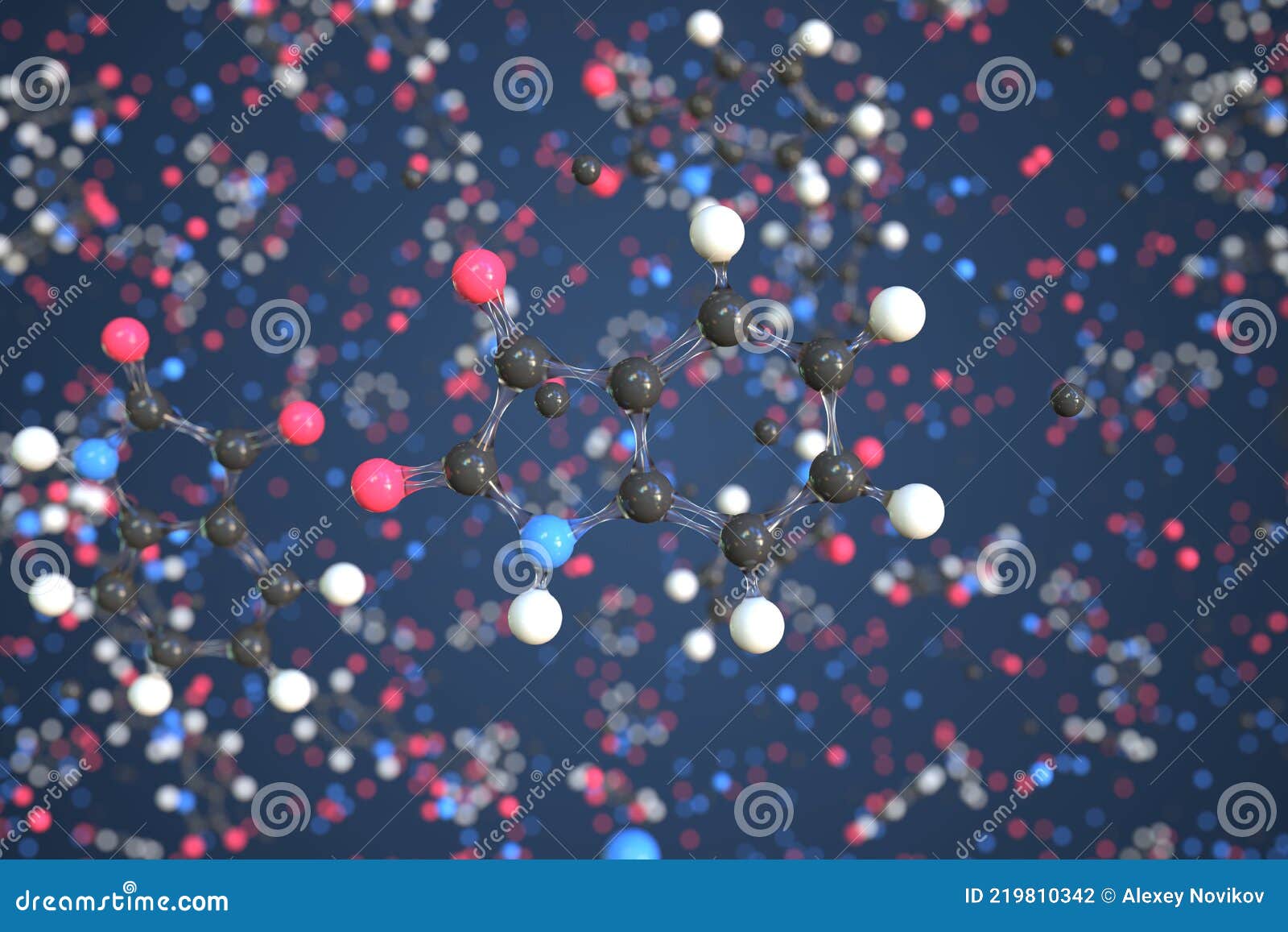 Isatin Molecule Made with Balls, Conceptual Molecular Model. Chemical ... Isatin Molecule Made with Balls, Conceptual Molecular Model. Chemical ...