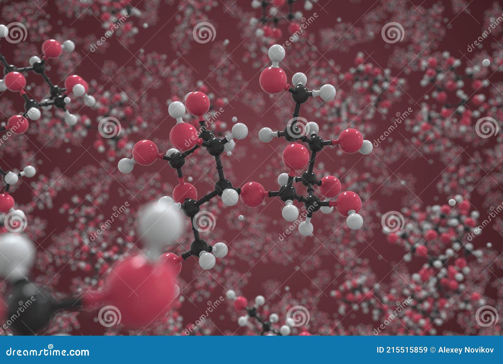 Maltose Molecule Made with Balls, Conceptual Molecular Model. Chemical ... Maltose Molecule Made with Balls, Conceptual Molecular Model. Chemical ...