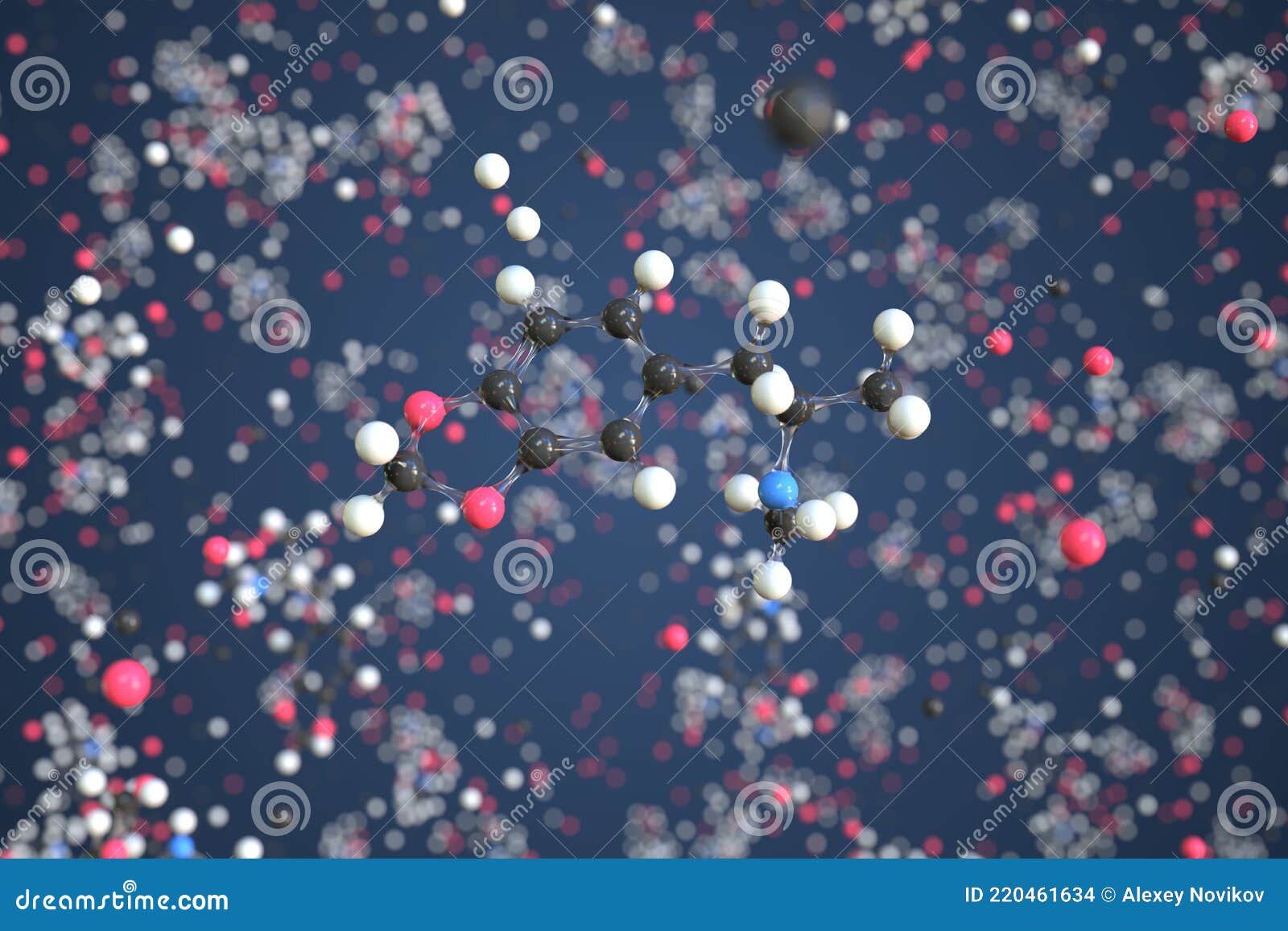 Mdma Molecular Structure, 3d Model Molecule, 3,4-Methyl?enedioxy ...