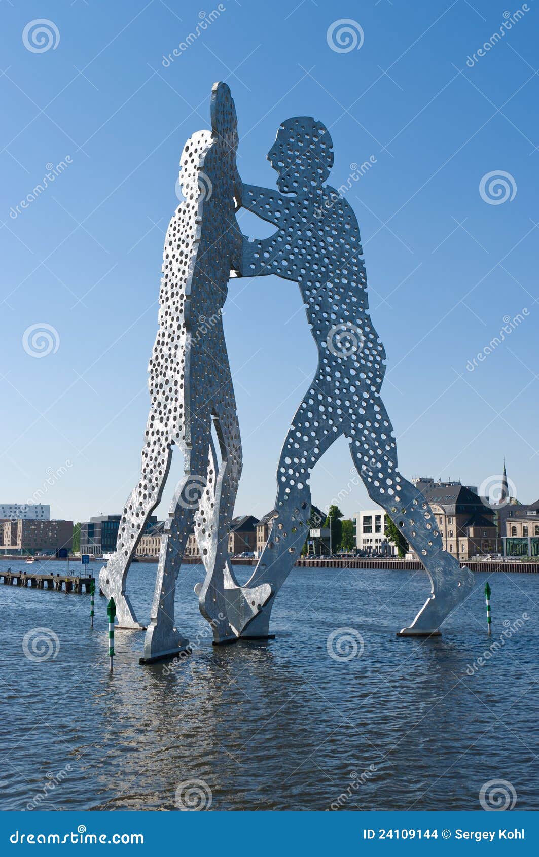 Molecule Man (sculpture) editorial stock image. Image of germany - 24109144