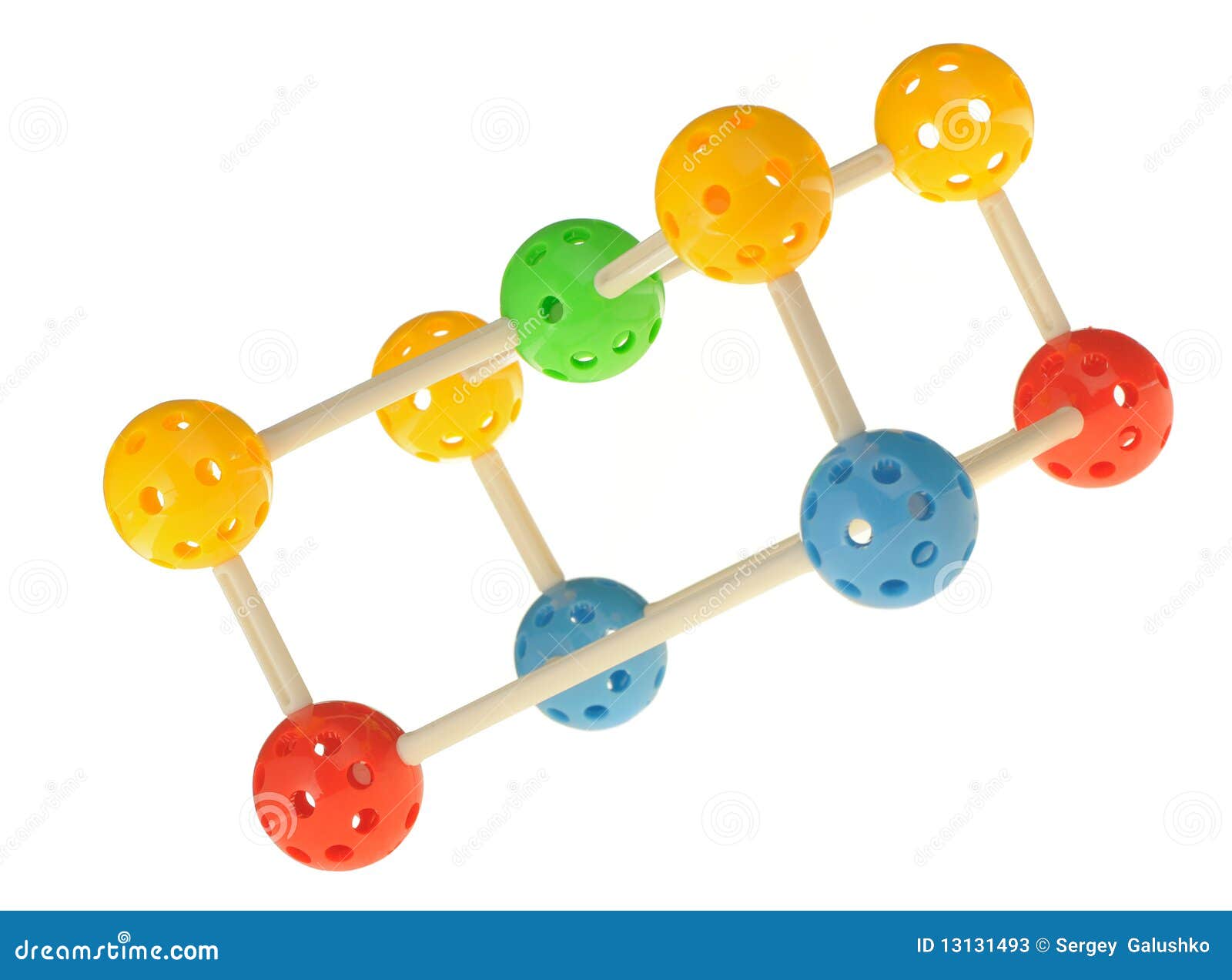 Molecule model stock image. Image of connection, complexity - 13131493