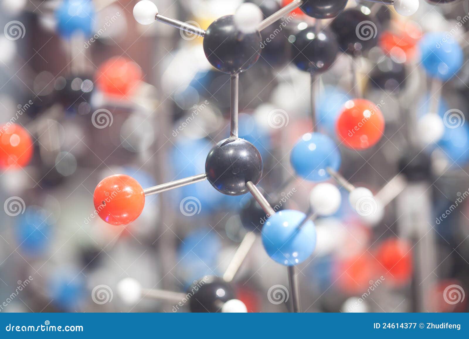 Molecule model stock image. Image of molecular, biotechnology - 24614377