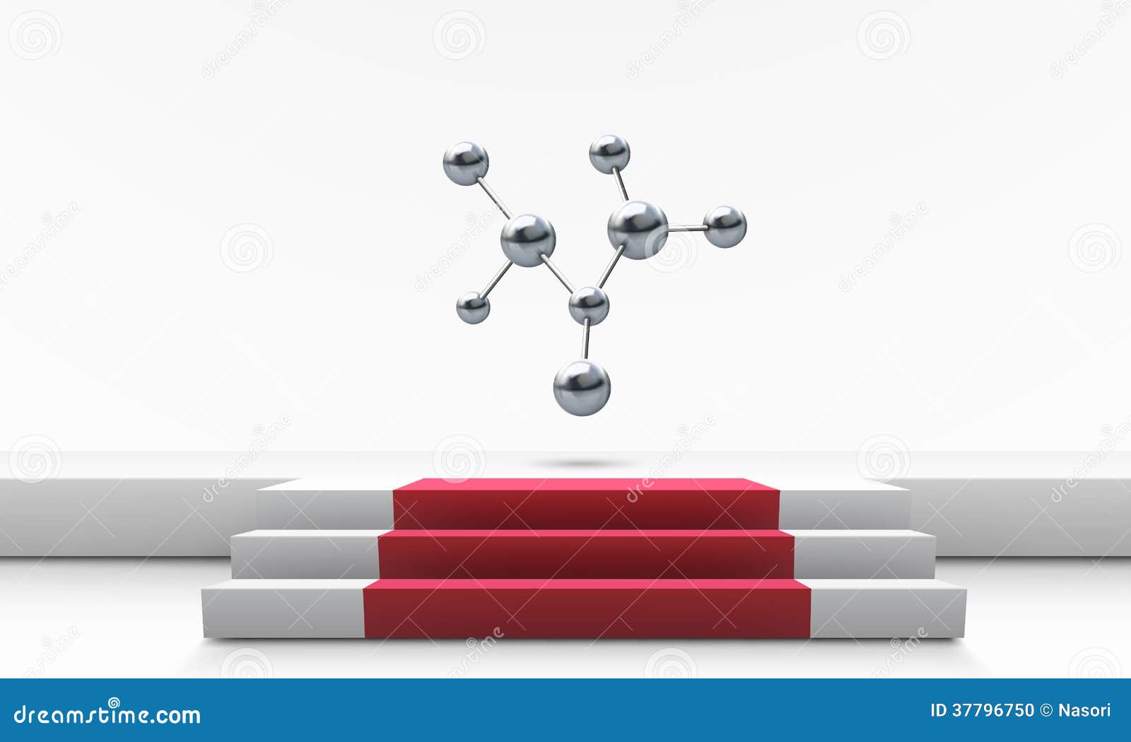 Podium With Siver And Golden Coins Stock Photography | CartoonDealer ...