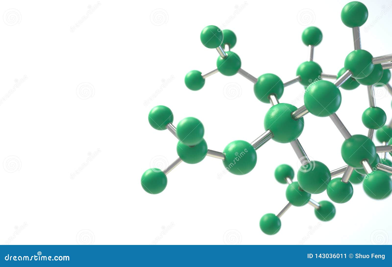Molecule Model. Science Concept. 3d Rendering,conceptual Image Stock ...