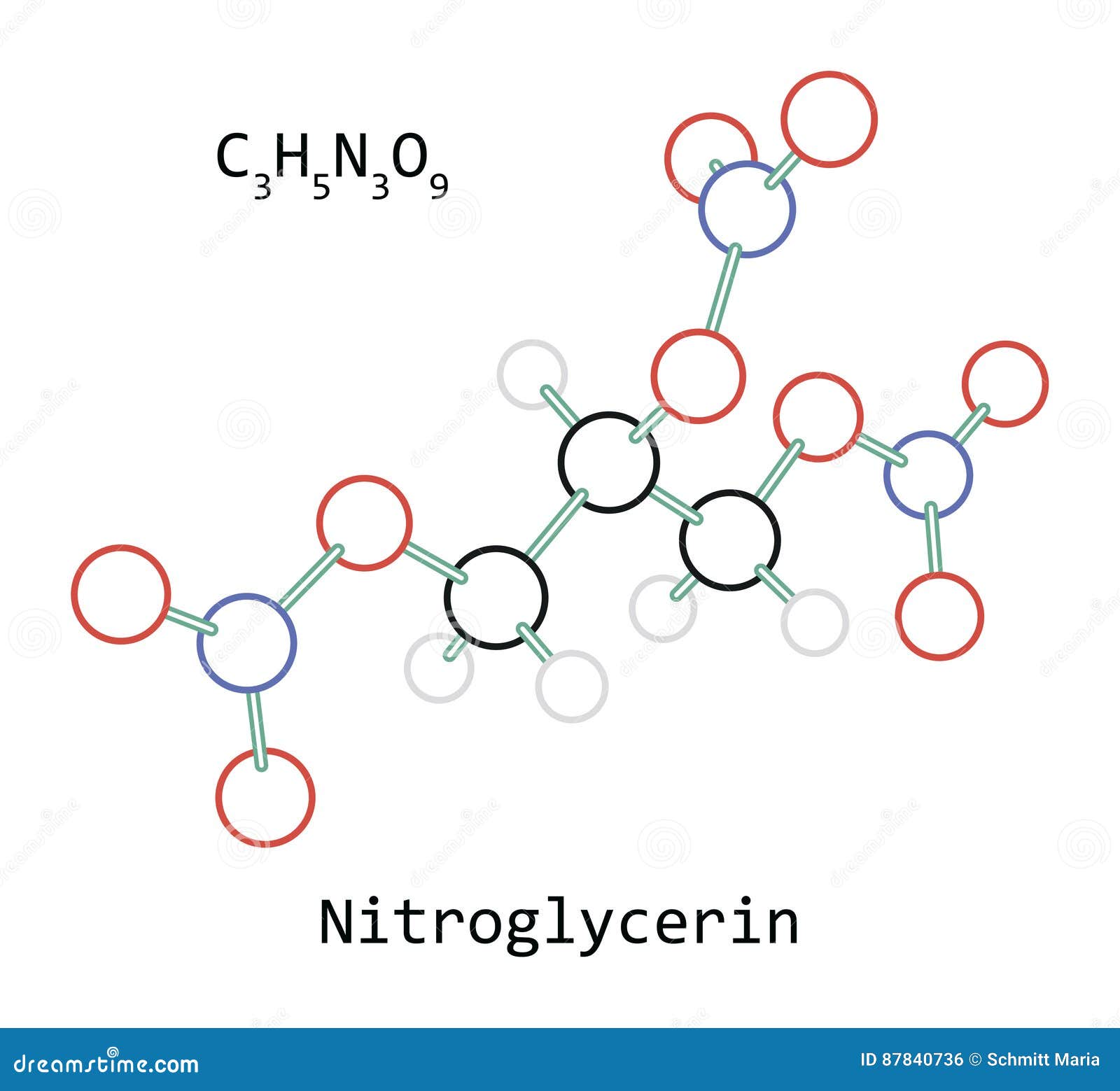 Nitroglycerin Or Trinitroglycerin Or Nitro, Glyceryl Trinitrate GTN Or ...
