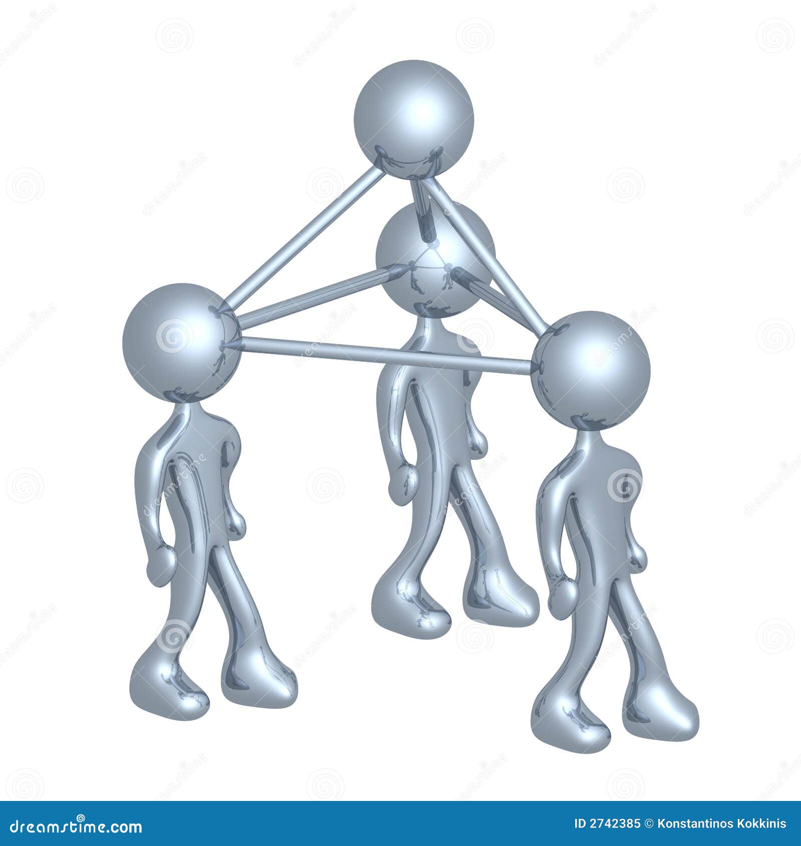 Molecule People stock illustration. Illustration of medical - 2742385