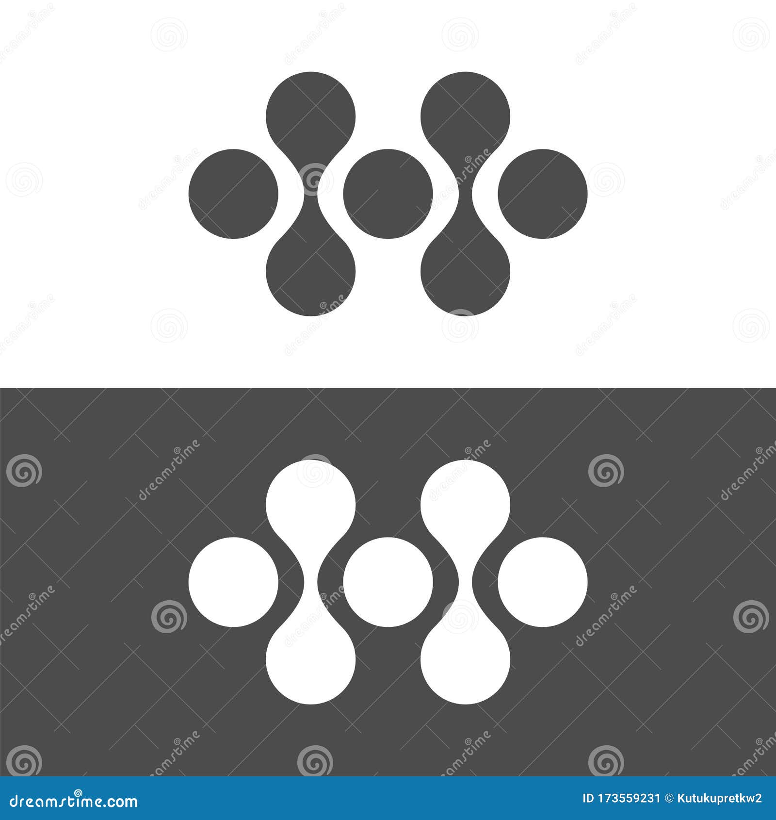 Molecule Quantum Dots Logo Template Illustration Design. Vector EPS 10 ...
