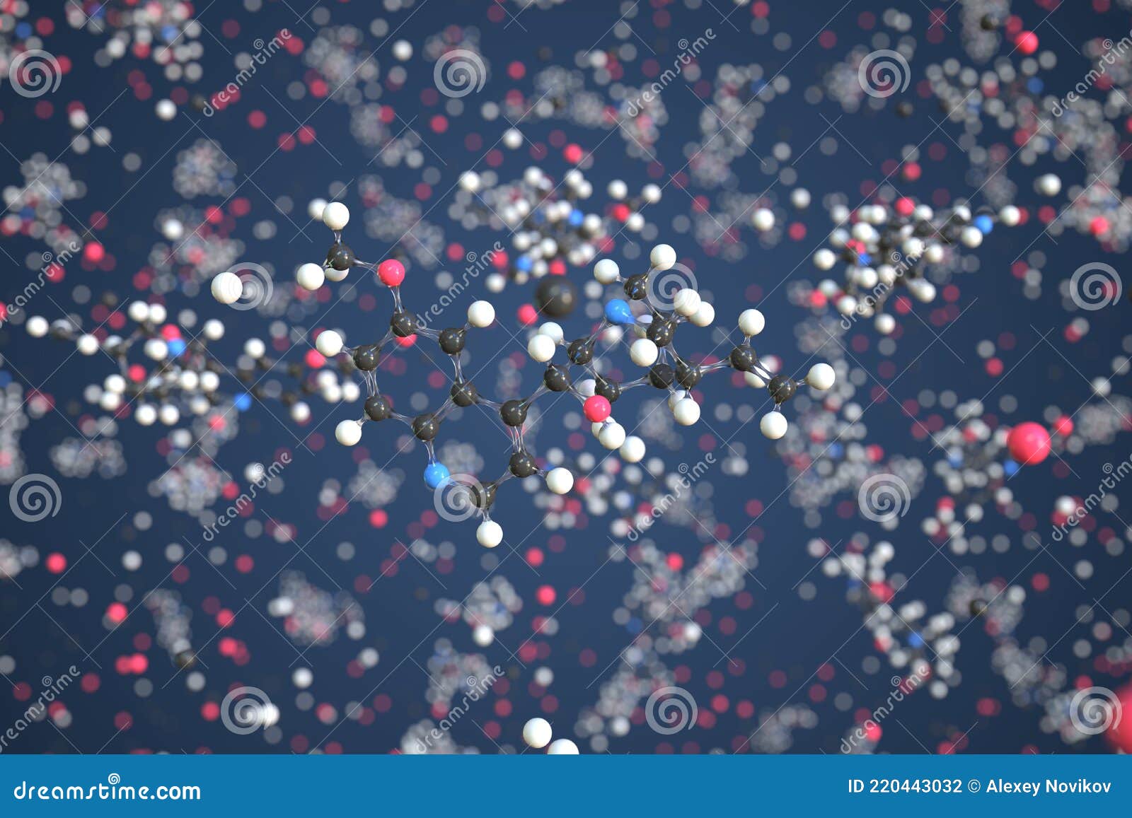 Quinine Molecular Structure, 3d Model Molecule, Antimalarials ...