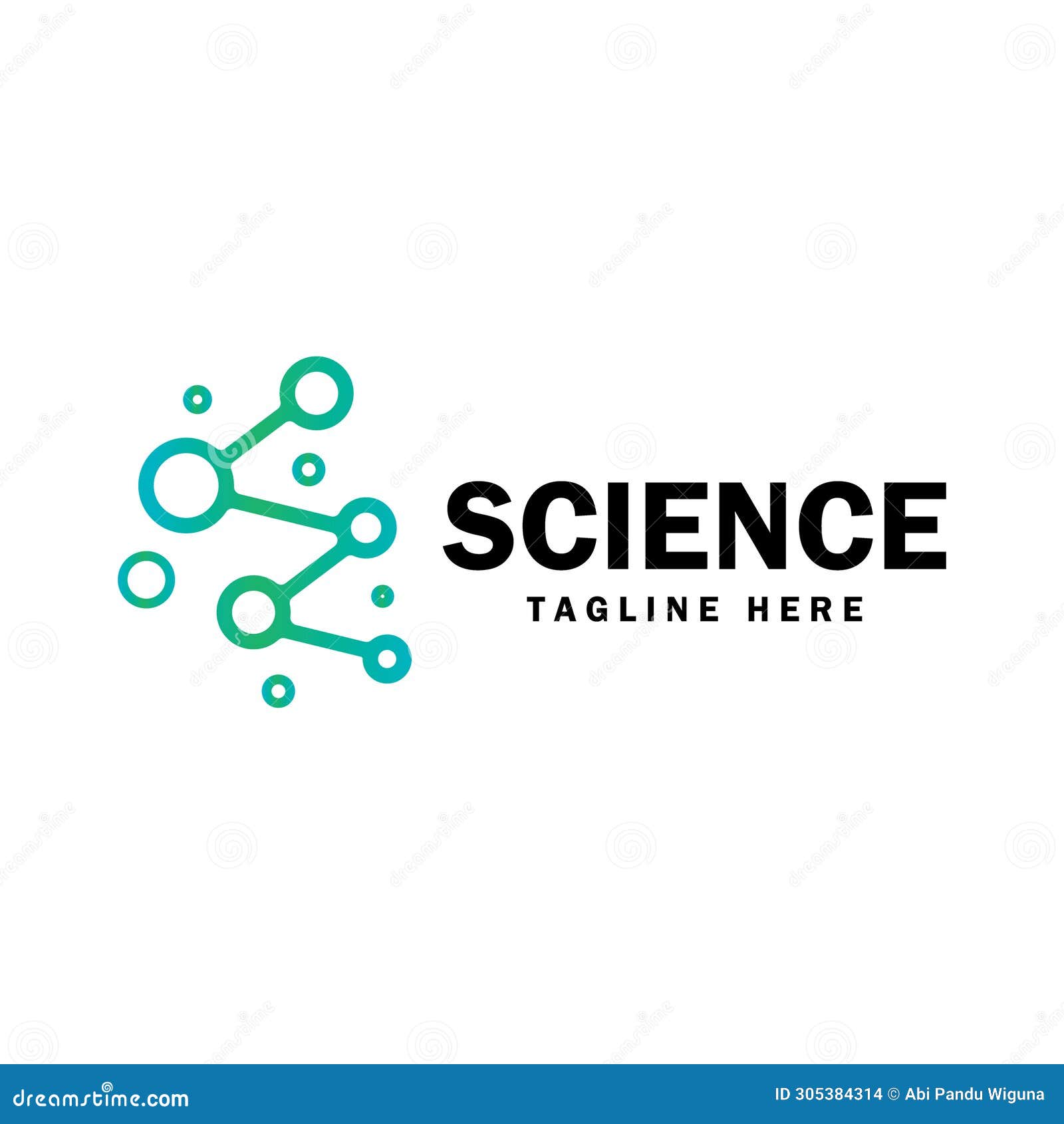 Molecule Science Logo Vectorr Illustration Template Design Stock Vector ...