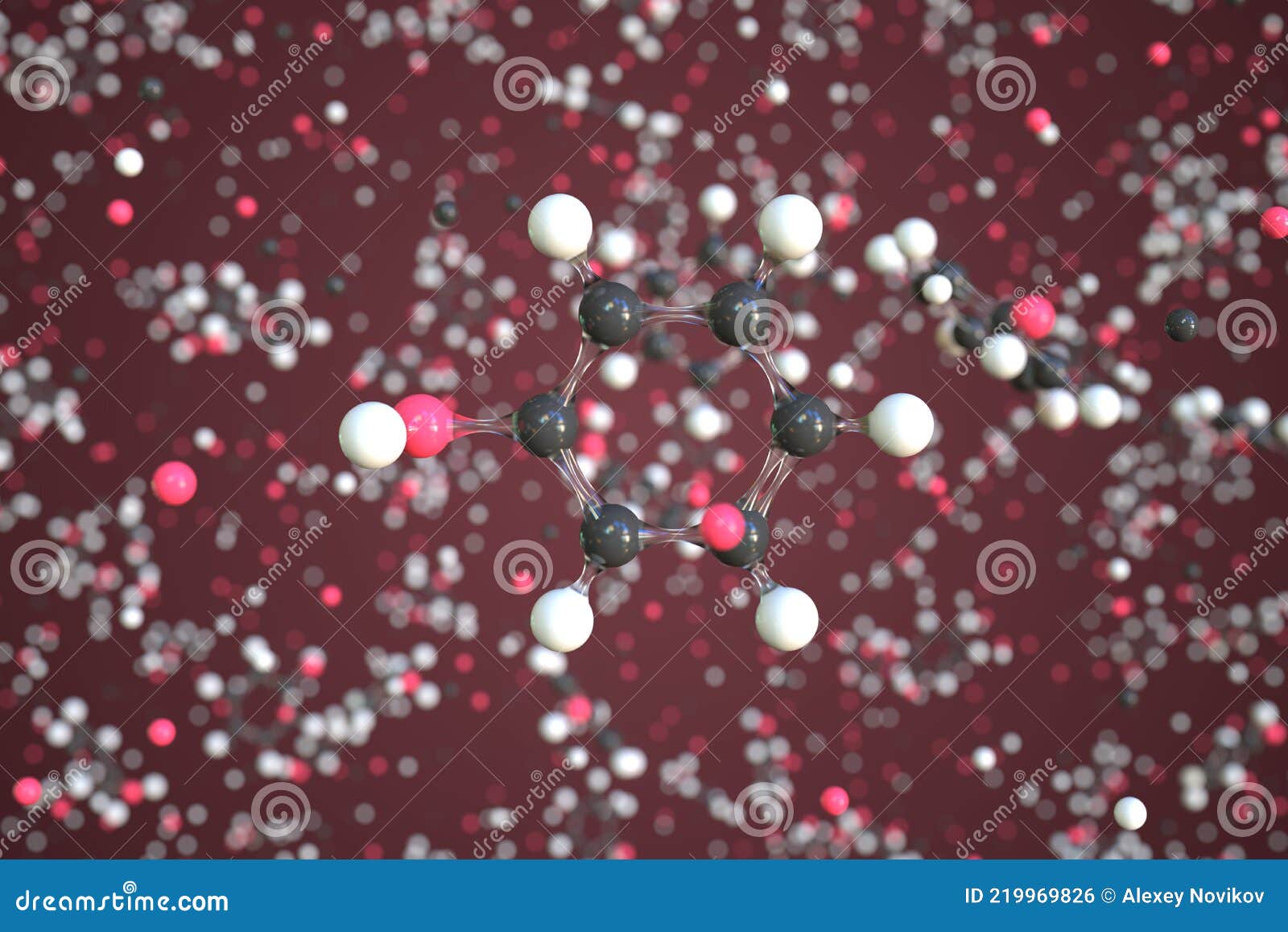 Phenol Molecular Structure 3d, Flat Model, Phenolic Acid, Structural ...