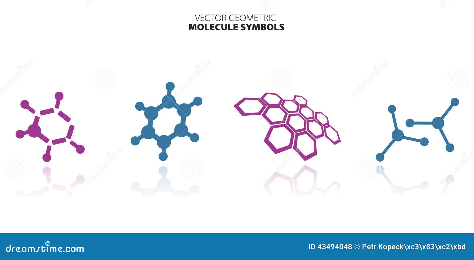 Molecule set stock illustration. Illustration of decorative - 43494048