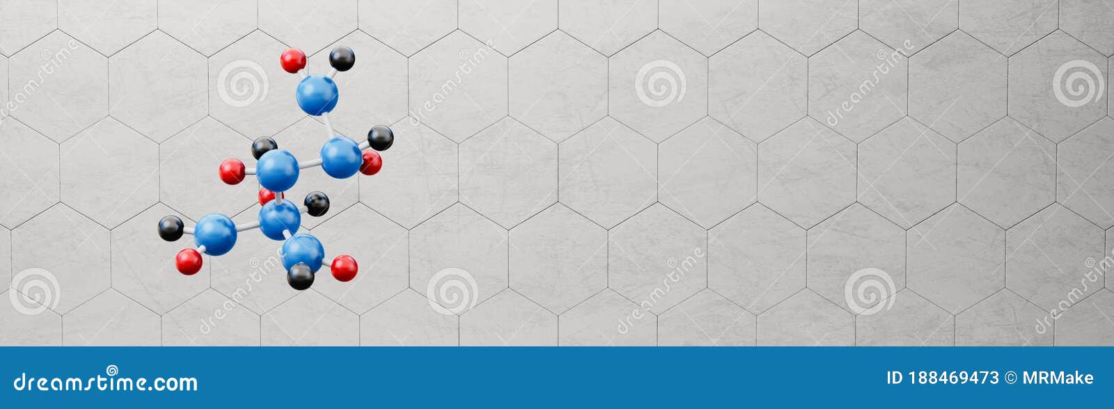Molecule Shape Structure on Gray Background Stock Illustration ...