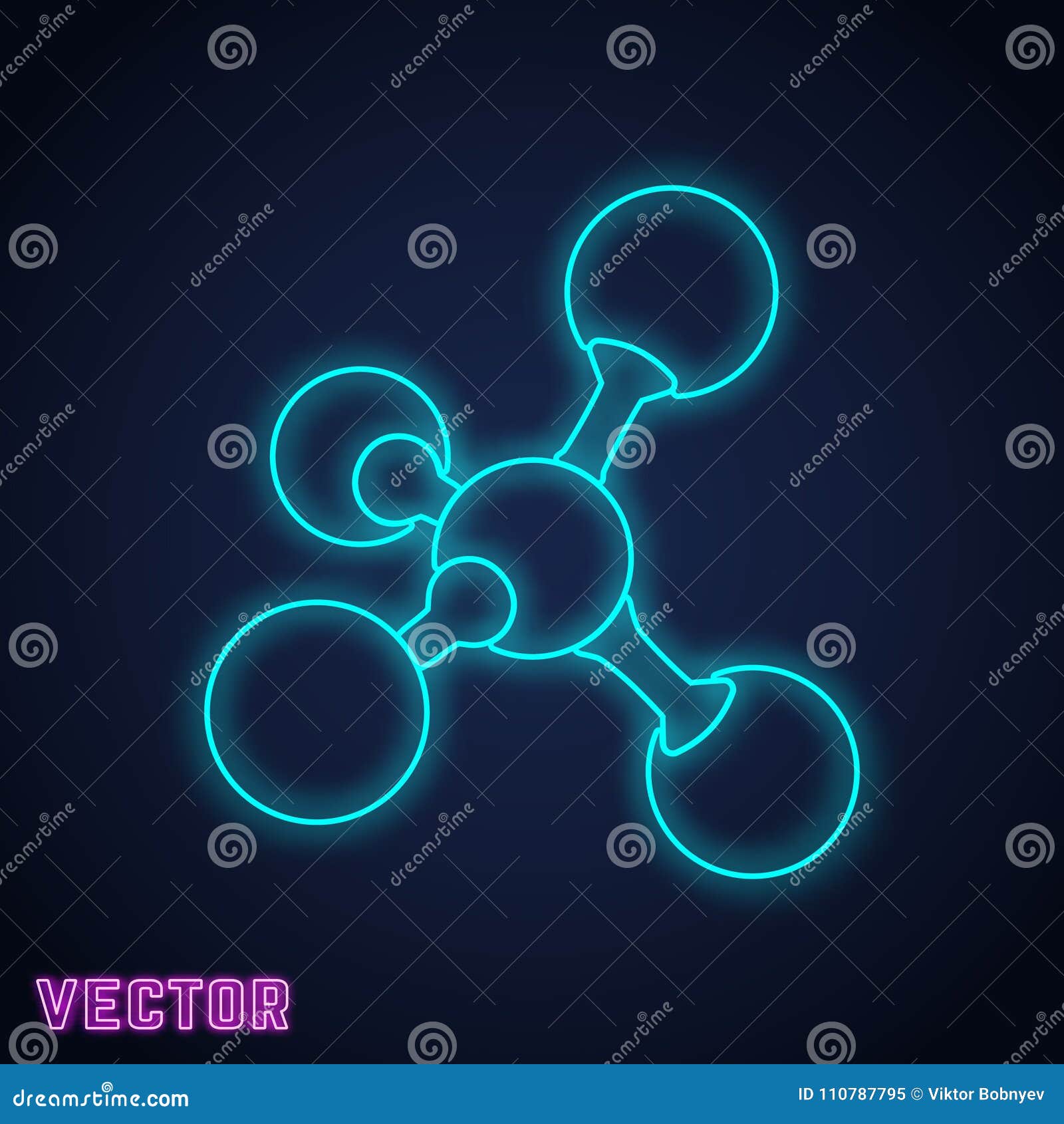 DNA Molecule Sign Set, Genetic Elements And Icons Collection Strand ...