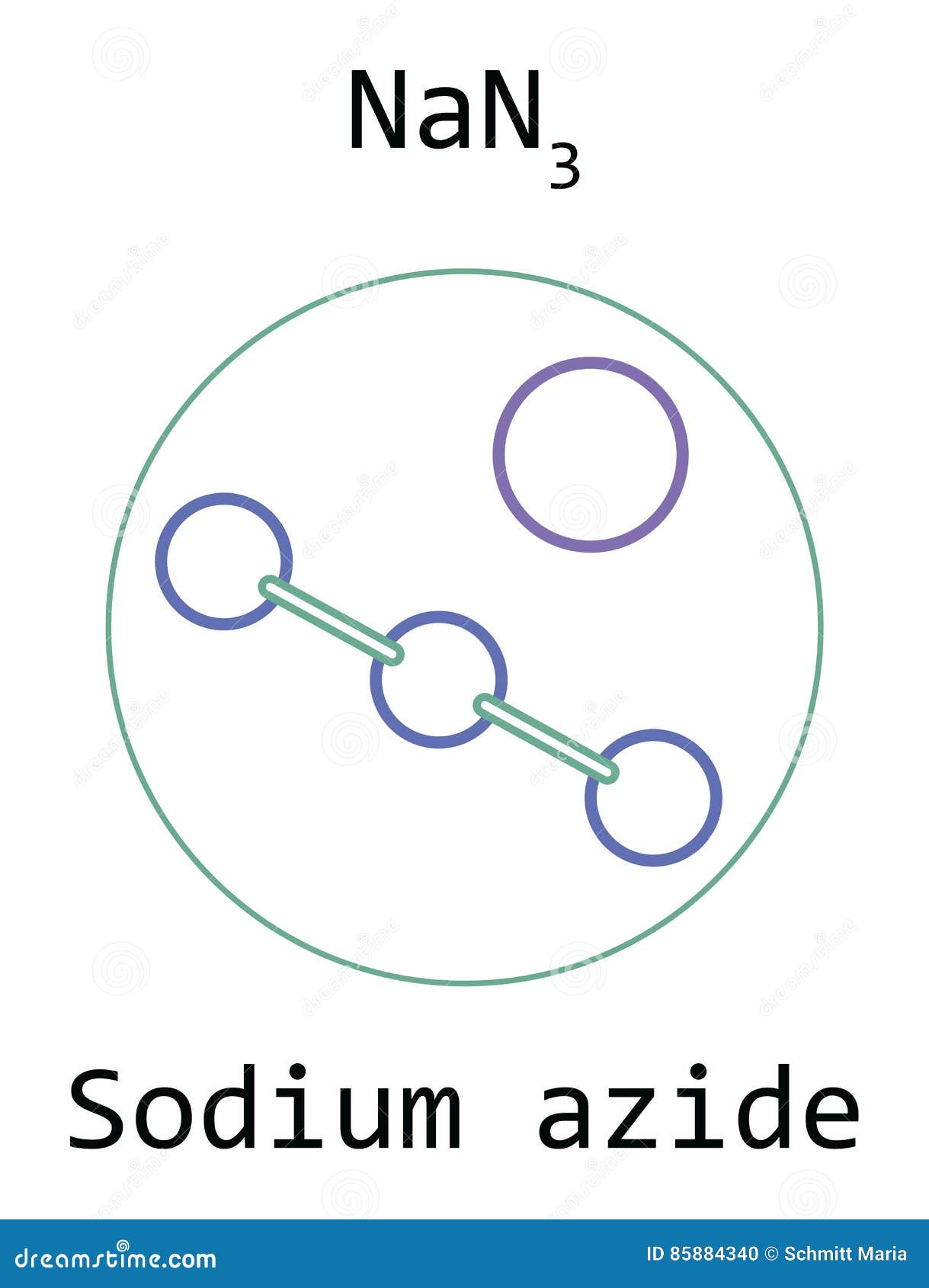 Molecule Of Sodium Lactate. Molecular Model, Science Related 3d ...