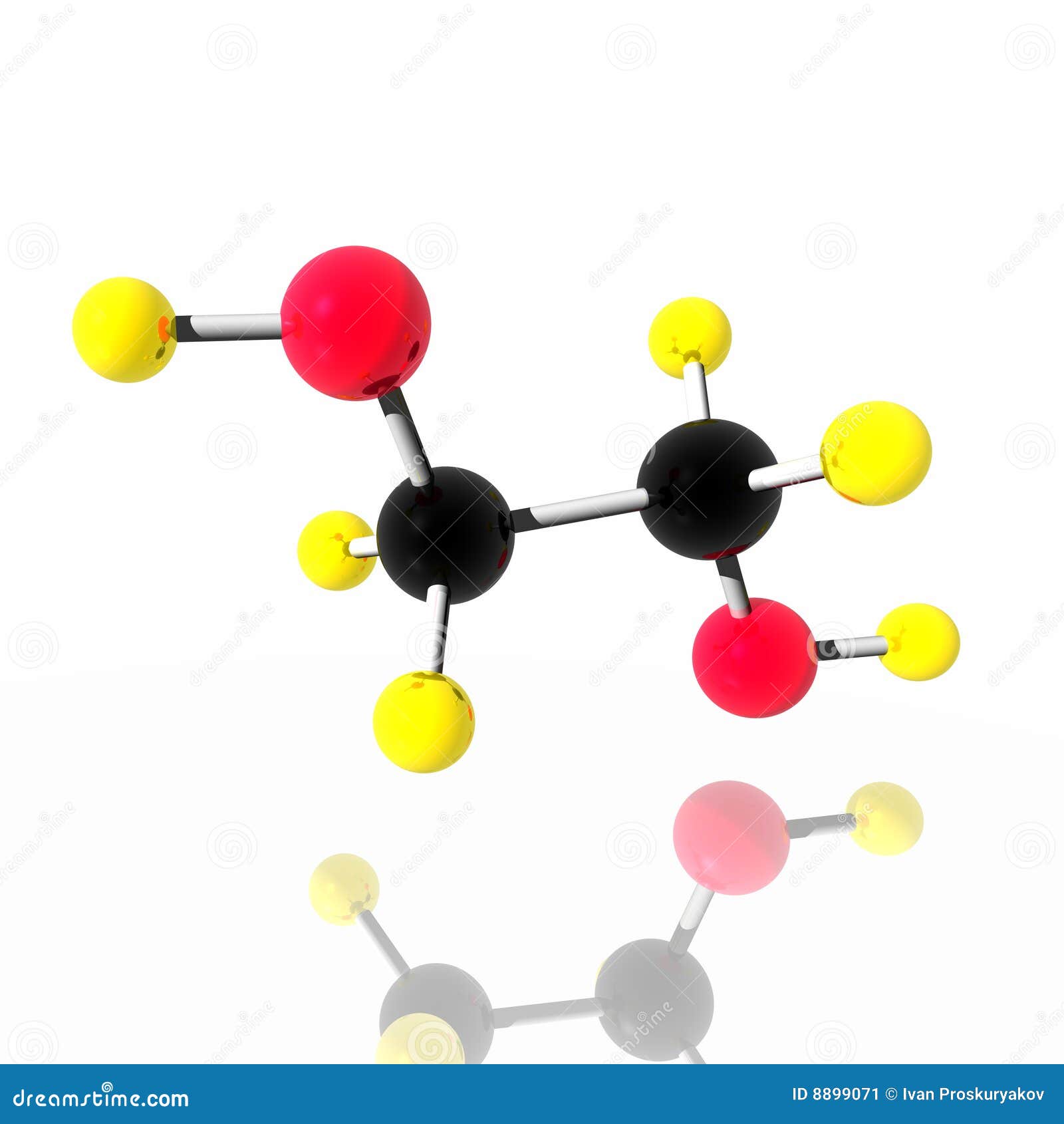 Molecule of spirit stock illustration. Illustration of backgrounds ...