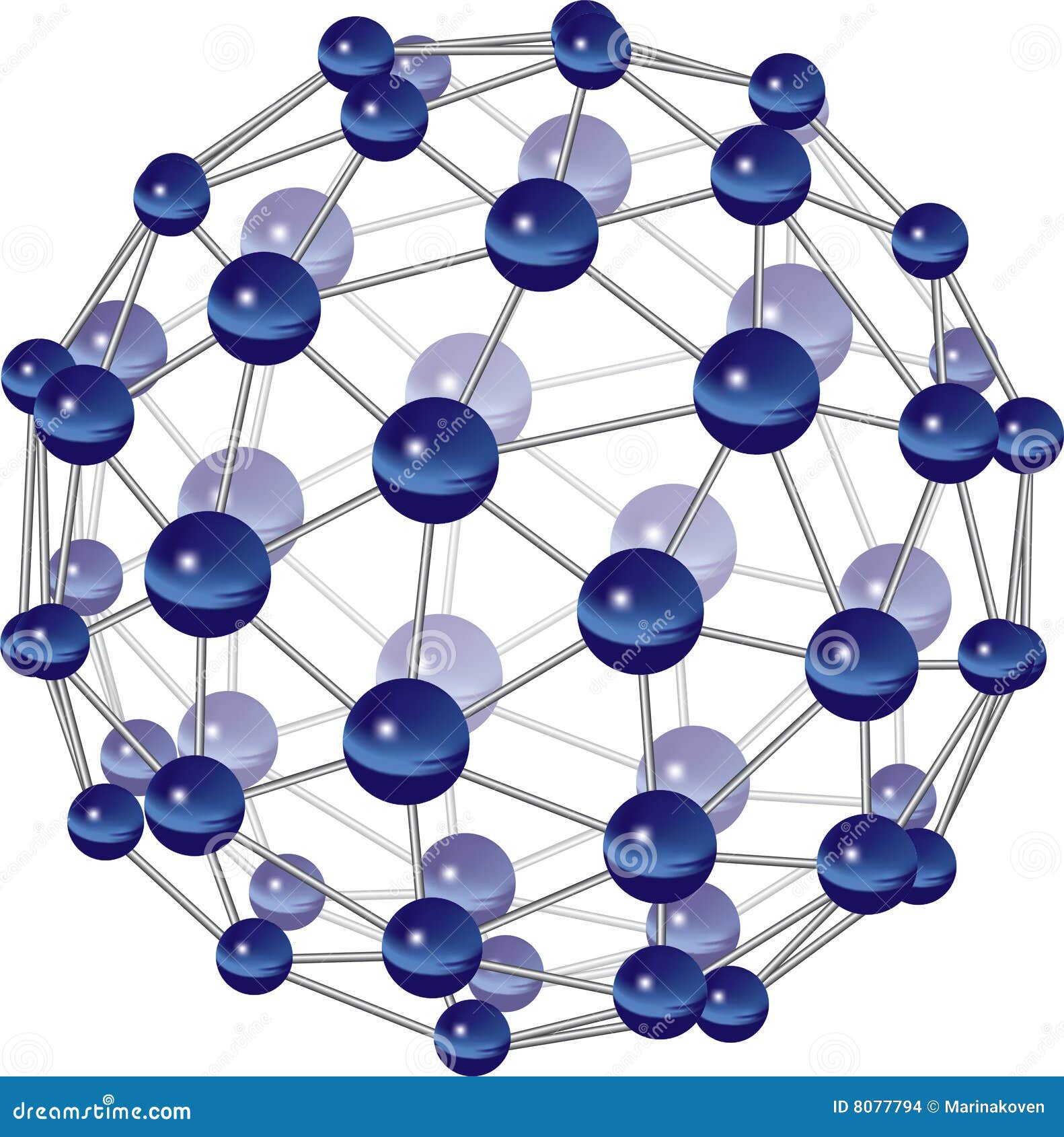 Molecule Structure Cartoon Vector | CartoonDealer.com #41445925