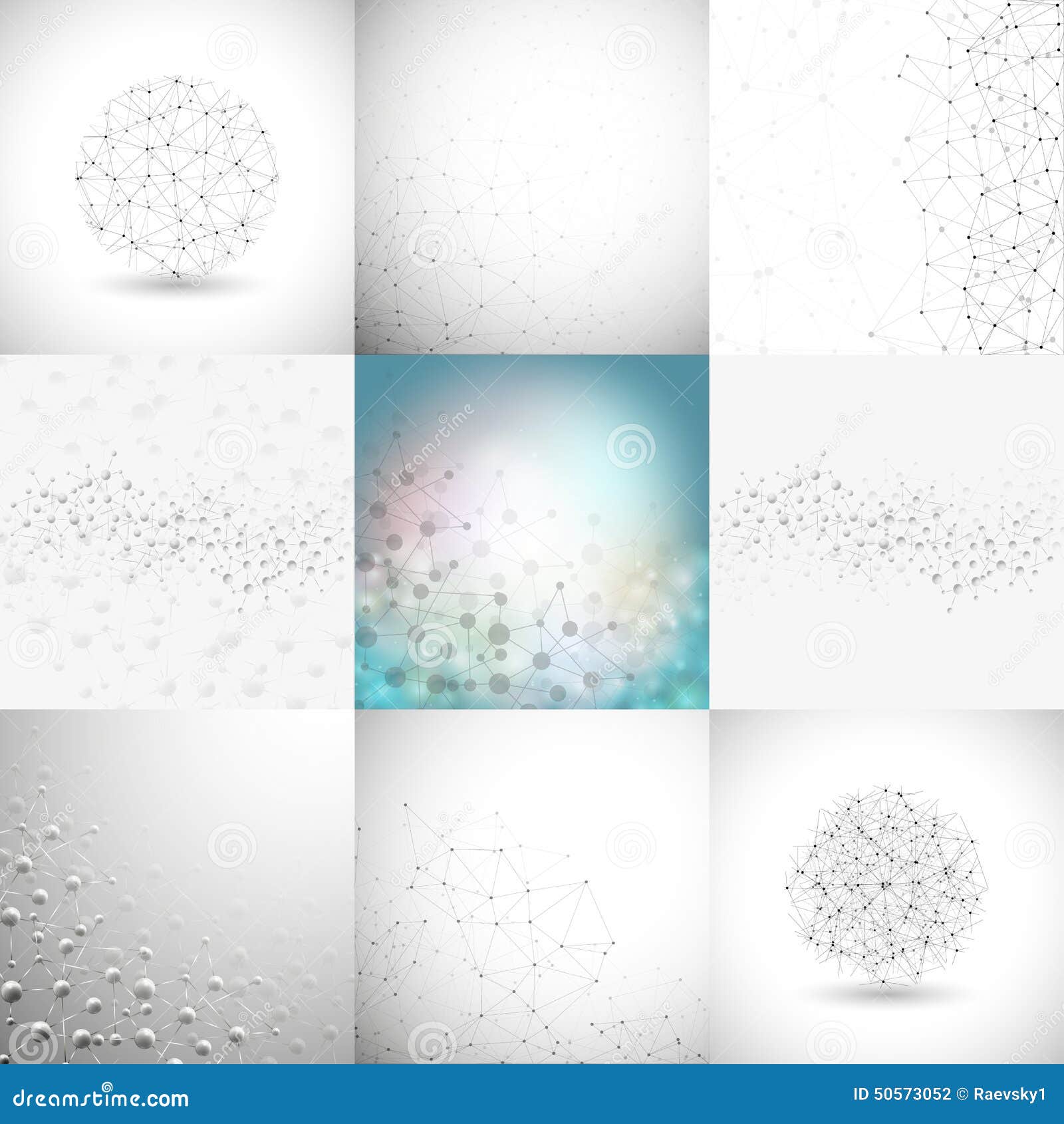 Molecule Structure Backgrounds, Business Templates Stock Vector ...