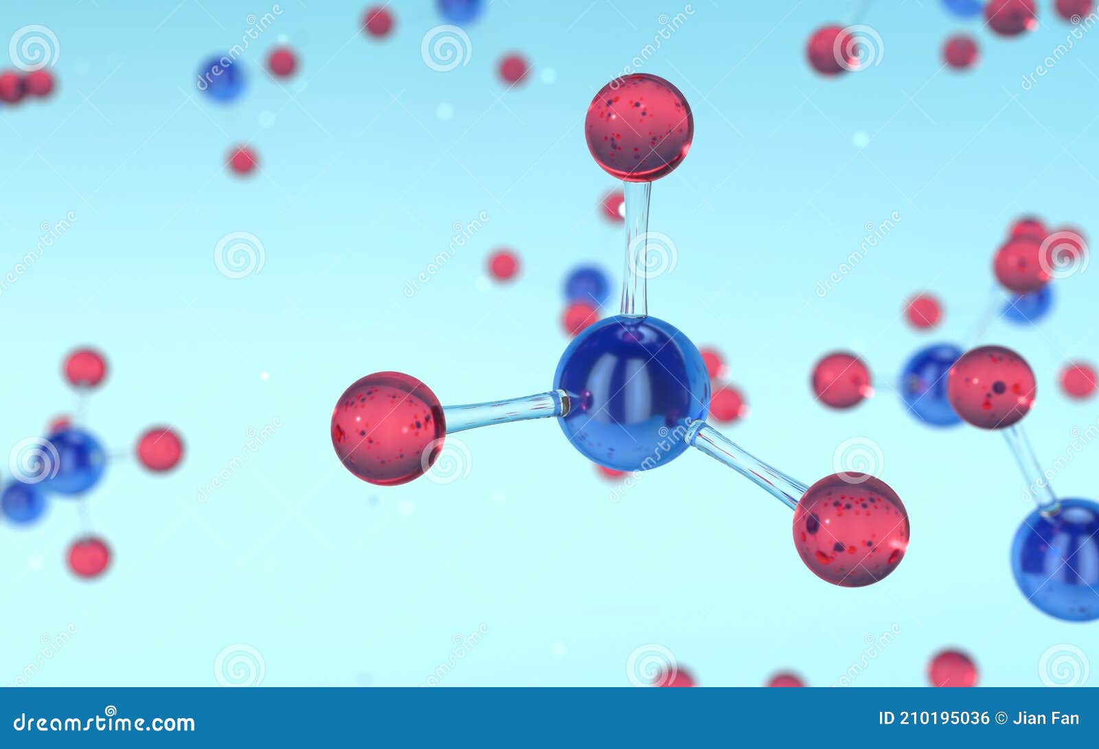 Molecule Structure, Biotechnology Concept, 3d Rendering Stock ...